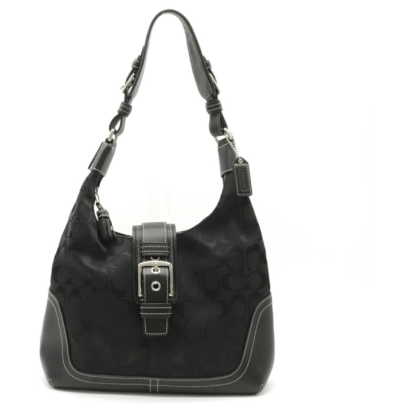 Coach Signature Black Cloth ref.649629 - Joli Closet