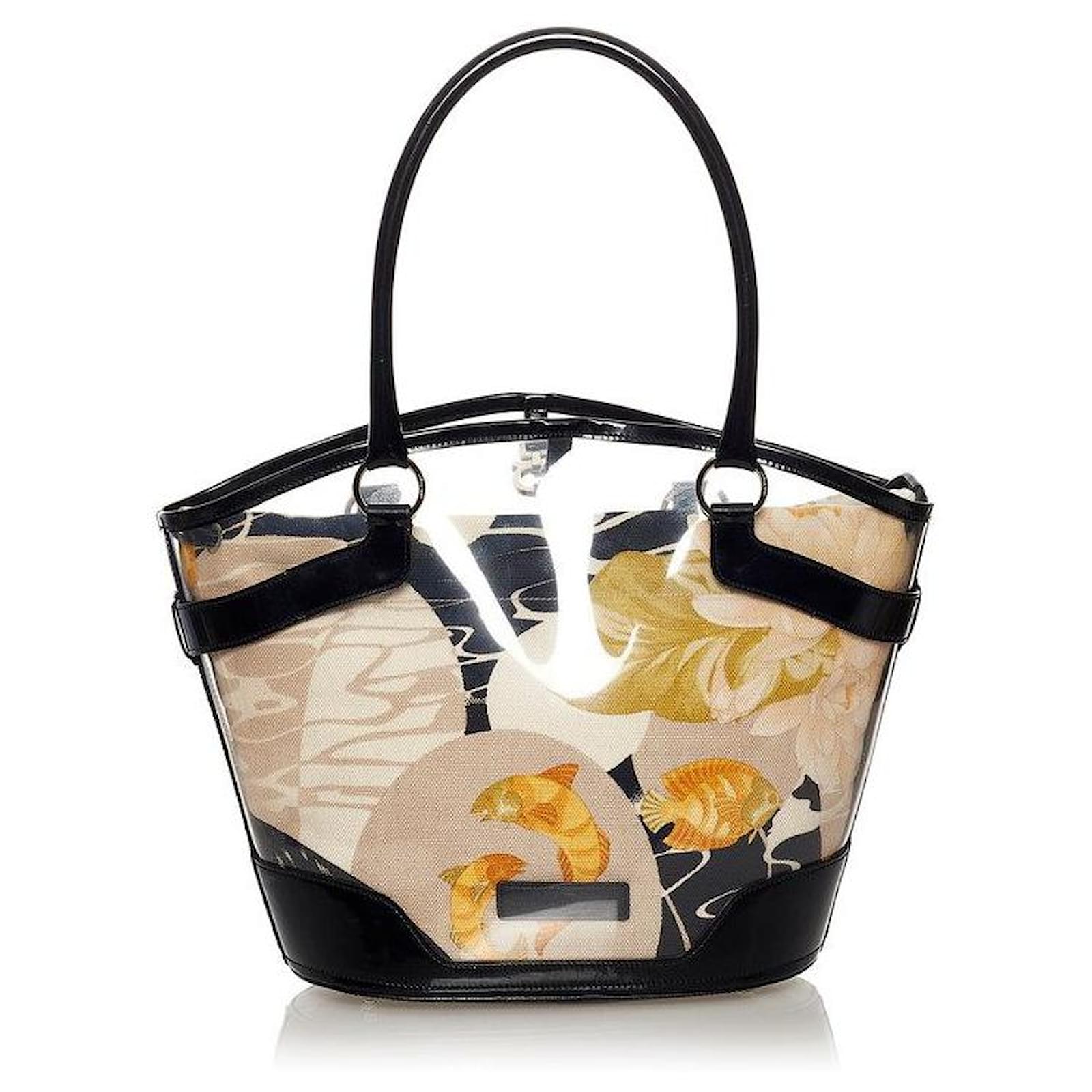 Salvatore Ferragamo Vinyl Handbag Multiple colors Metal ref.650428 ...