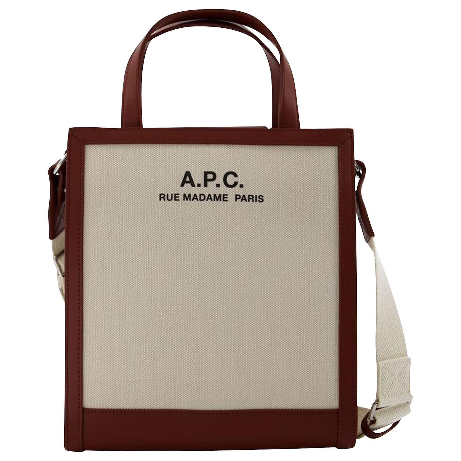 Apc Camille Tote Small en Coton Beige Toile ref.650760 - Joli Closet