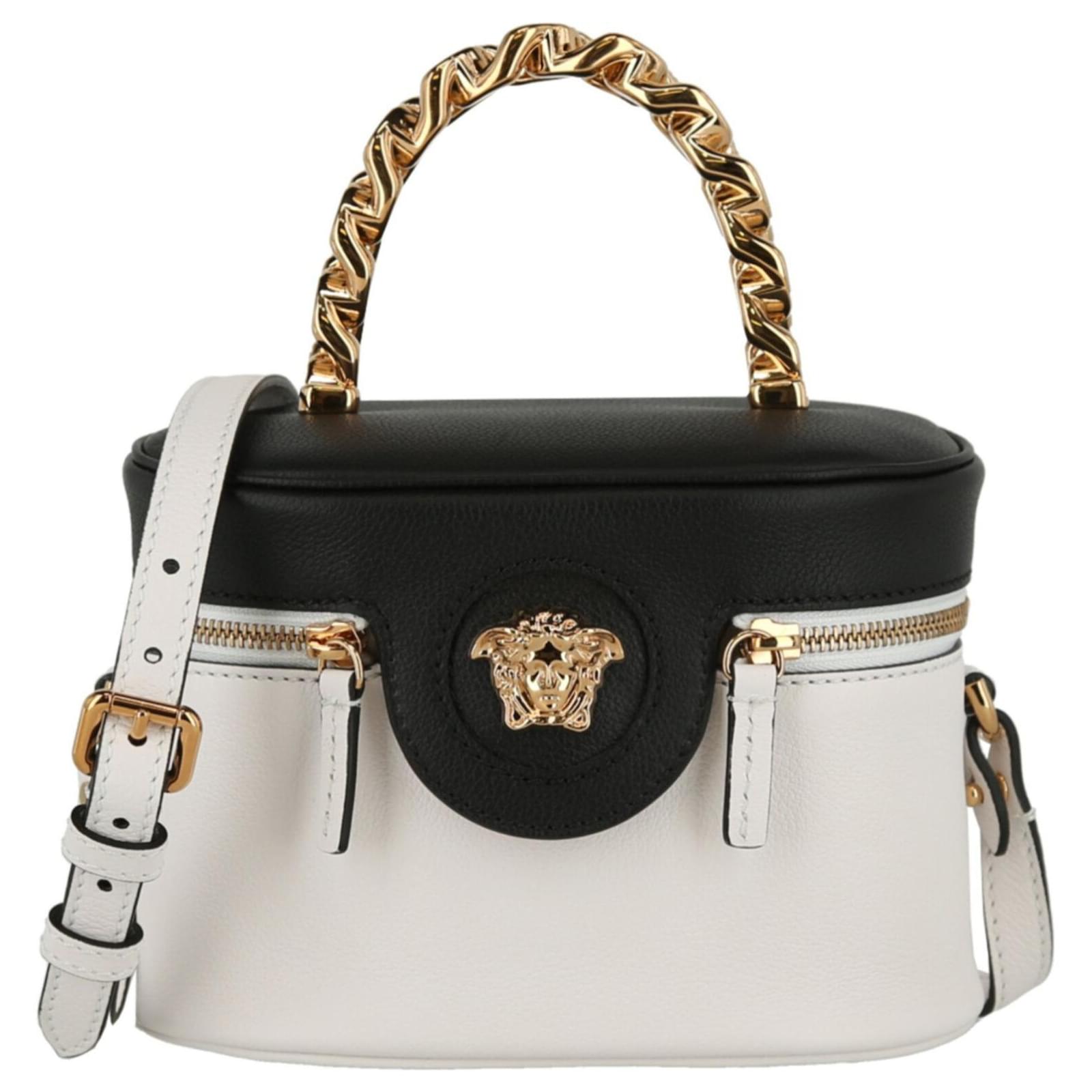 Versace Vanity en cuir La Medusa Veau façon poulain Multicolore ref ...