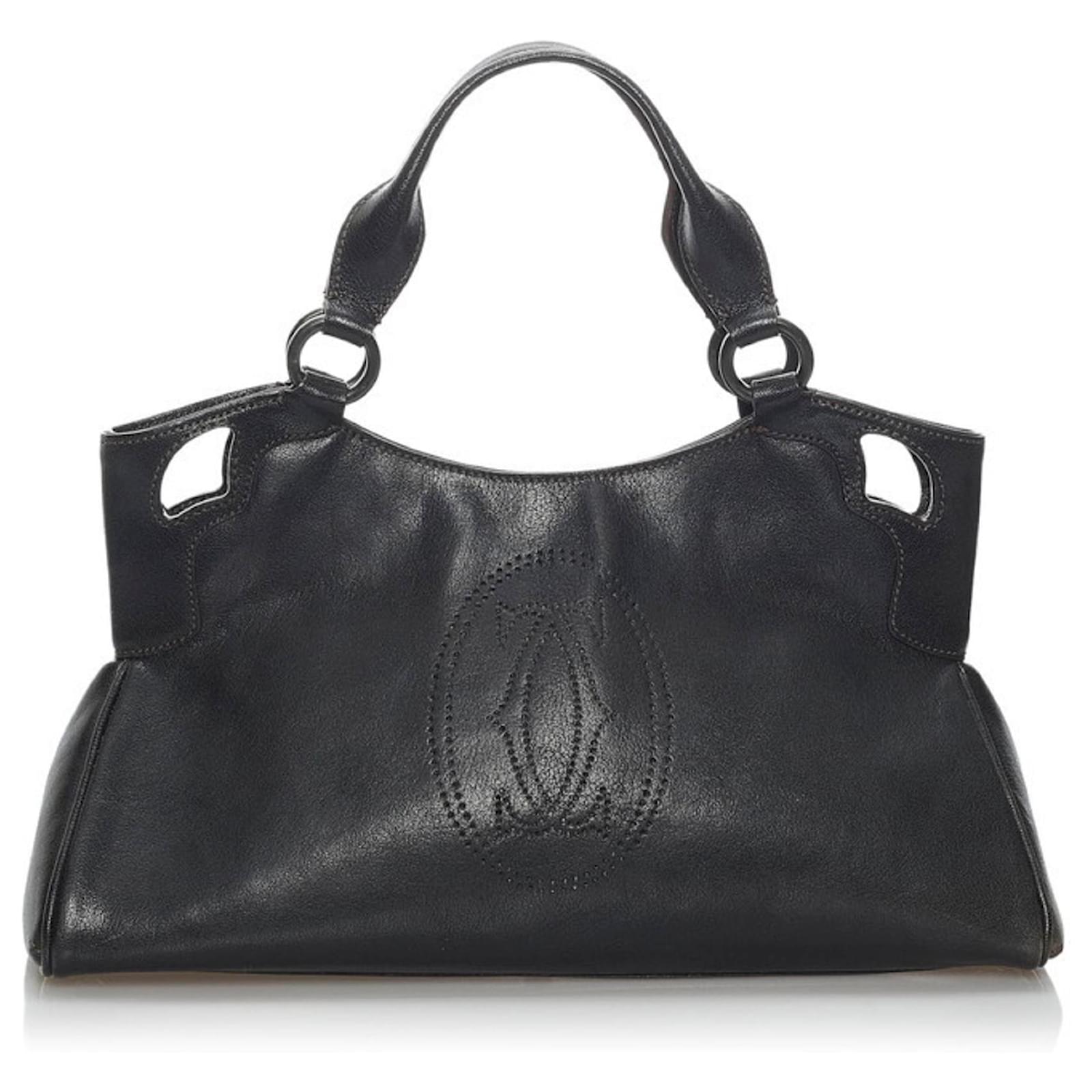 Cartier Marcello Cuir Noir ref.651566 - Joli Closet