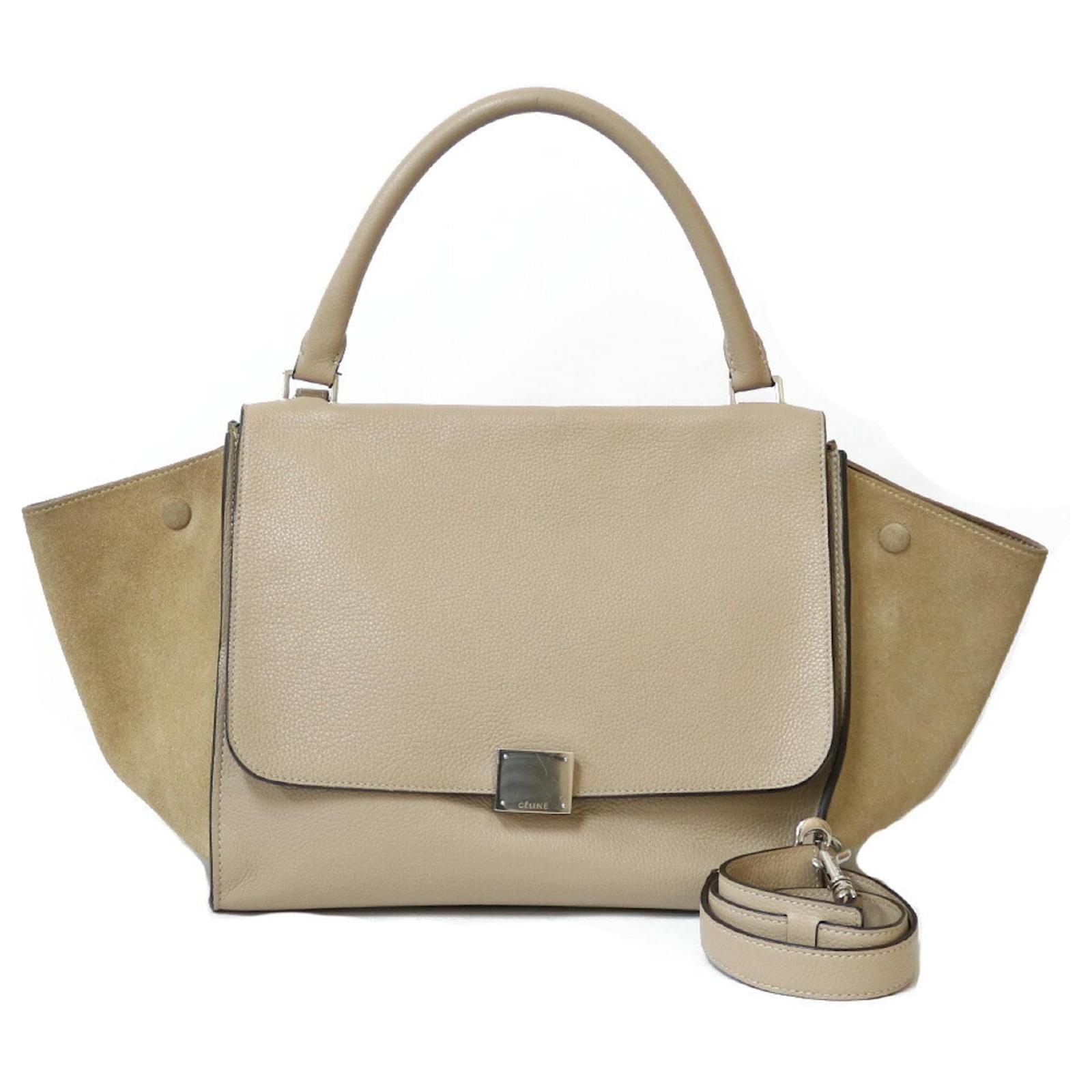 Céline Trapèze Beige Leather ref.651805 - Joli Closet