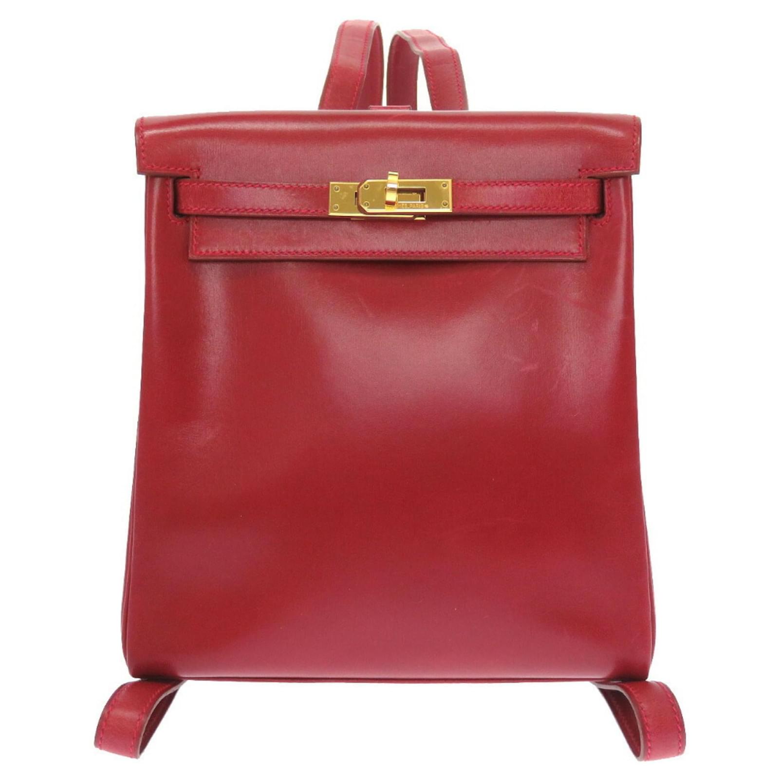 Hermès Kelly Red Leather ref.652412 - Joli Closet