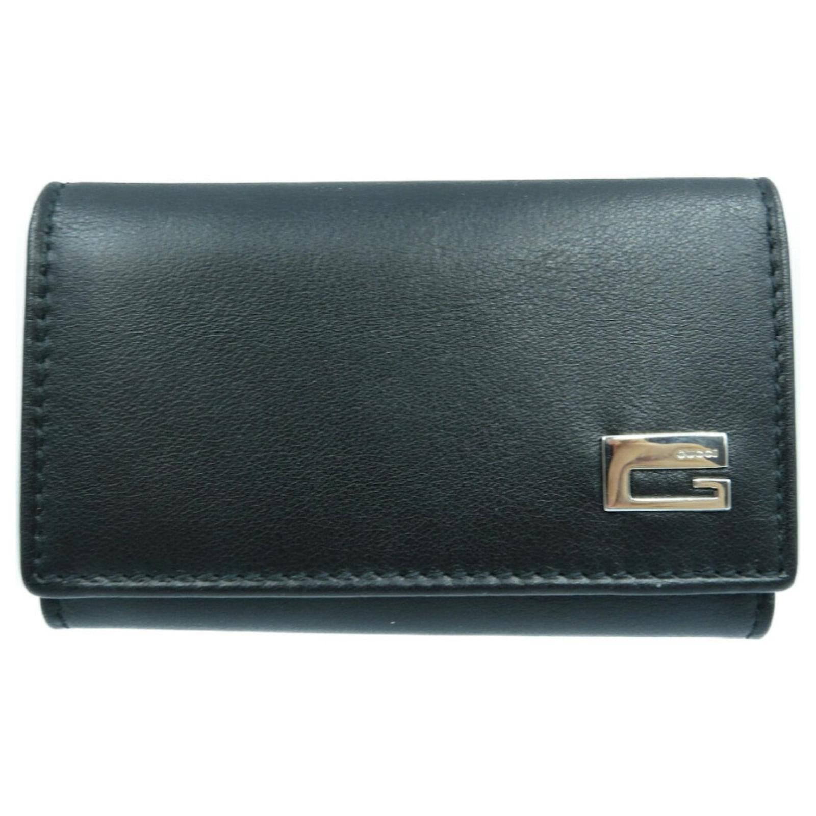 Gucci Key case Black Leather ref.652426 - Joli Closet