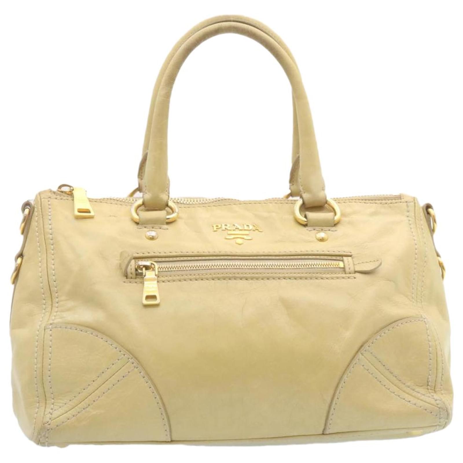 Prada Beige Leather ref.652452 - Joli Closet