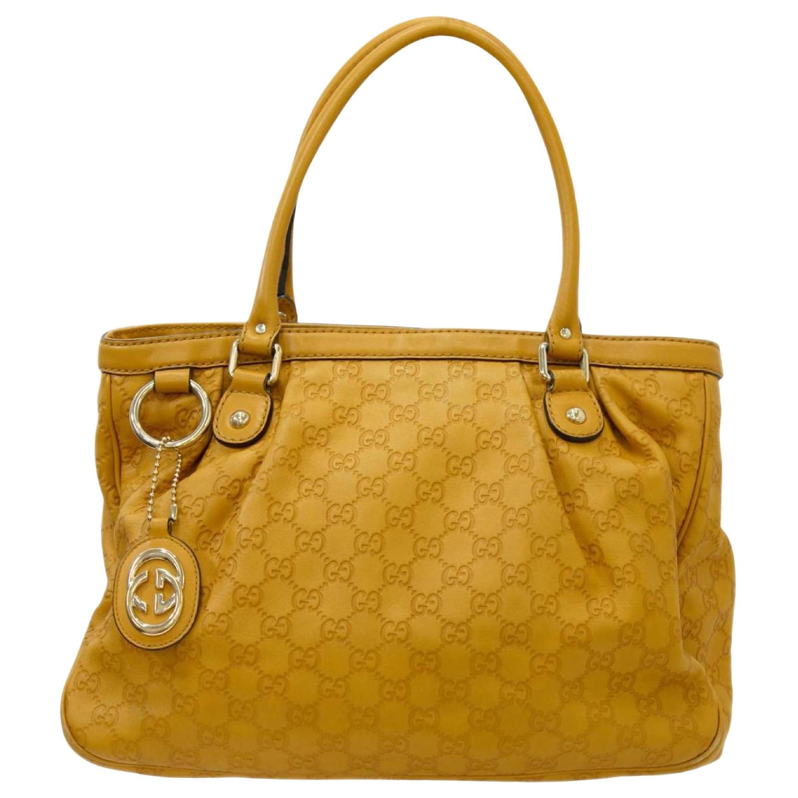 gucci Yellow Leather ref.653289 - Joli Closet