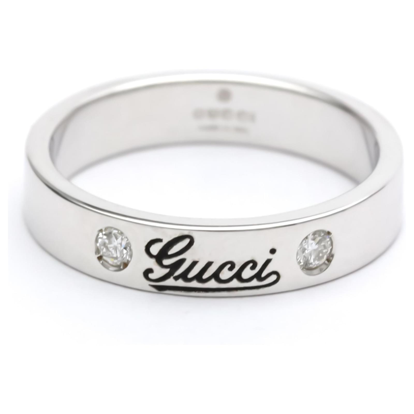 Gucci Icon Silvery White gold ref.654349 - Joli Closet