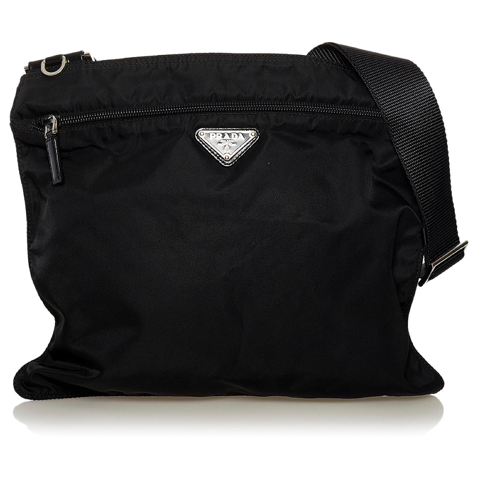 Prada Sac bandoulière noir Tessuto Nylon Tissu ref.654575 - Joli Closet