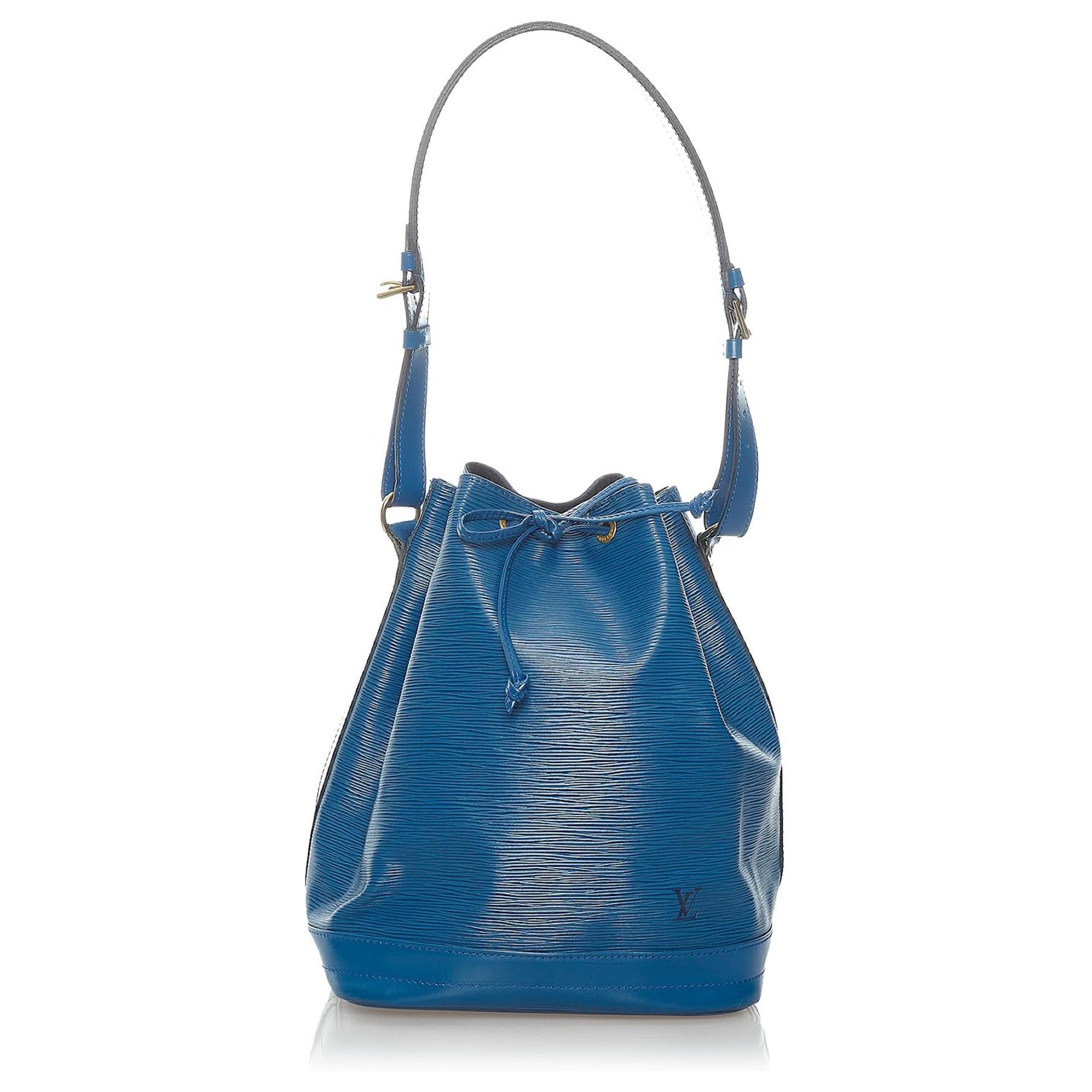 Louis Vuitton Blue Epi Noe Cuir Bleu ref.654600 - Joli Closet