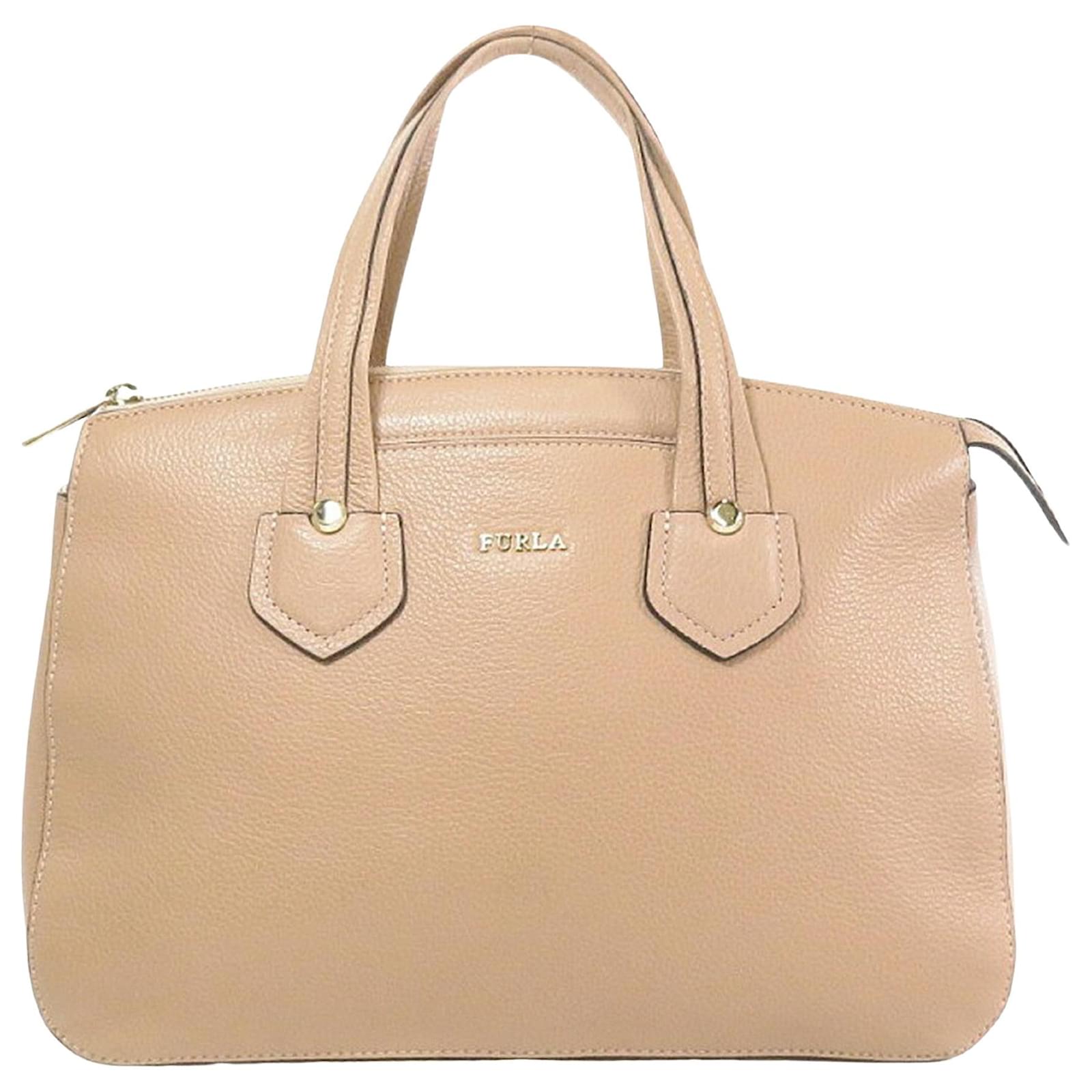 Furla Beige Leather ref.655021 - Joli Closet