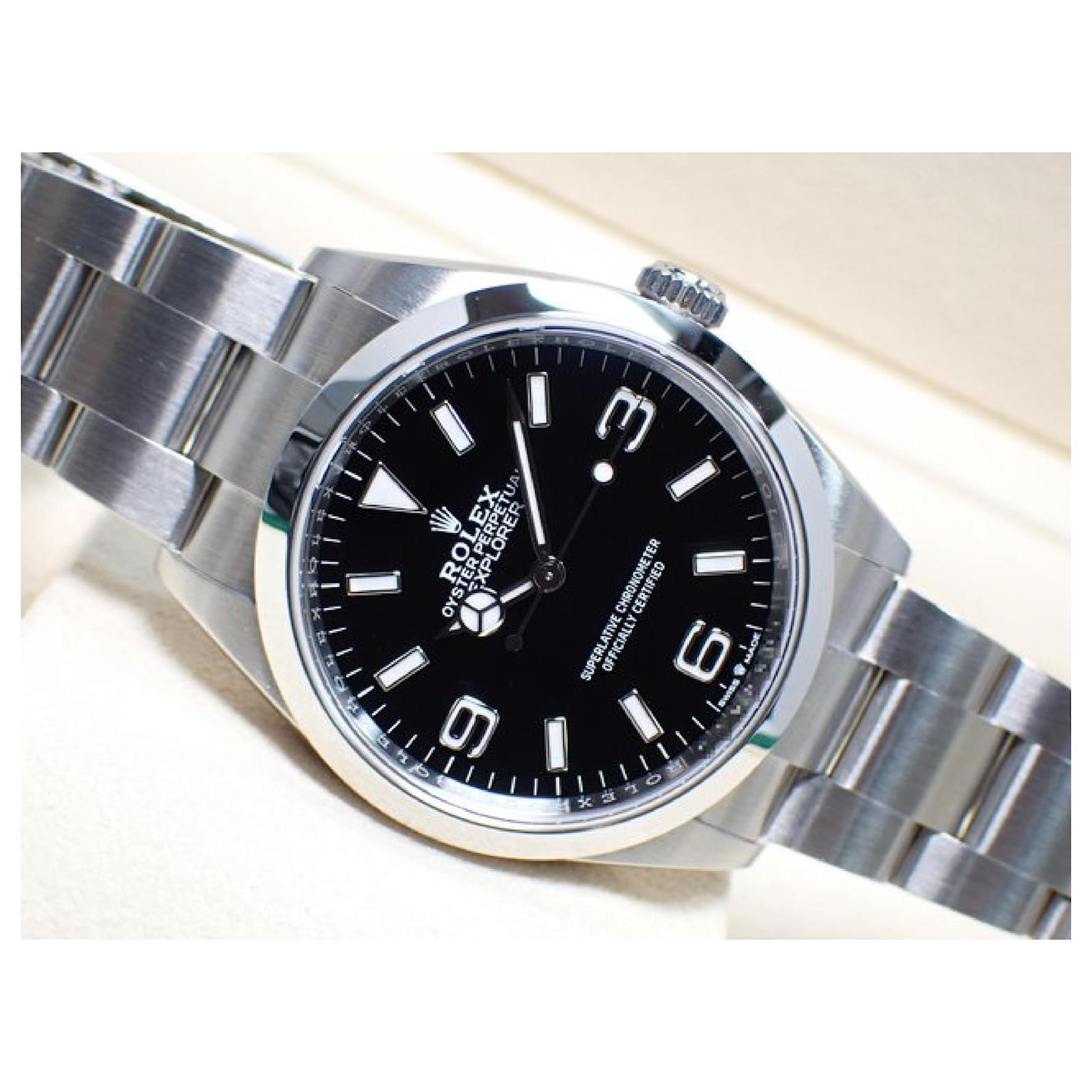 ROLEX EXPLORERI 124270 '22 purchased Mens Silvery Steel ref.655321 ...