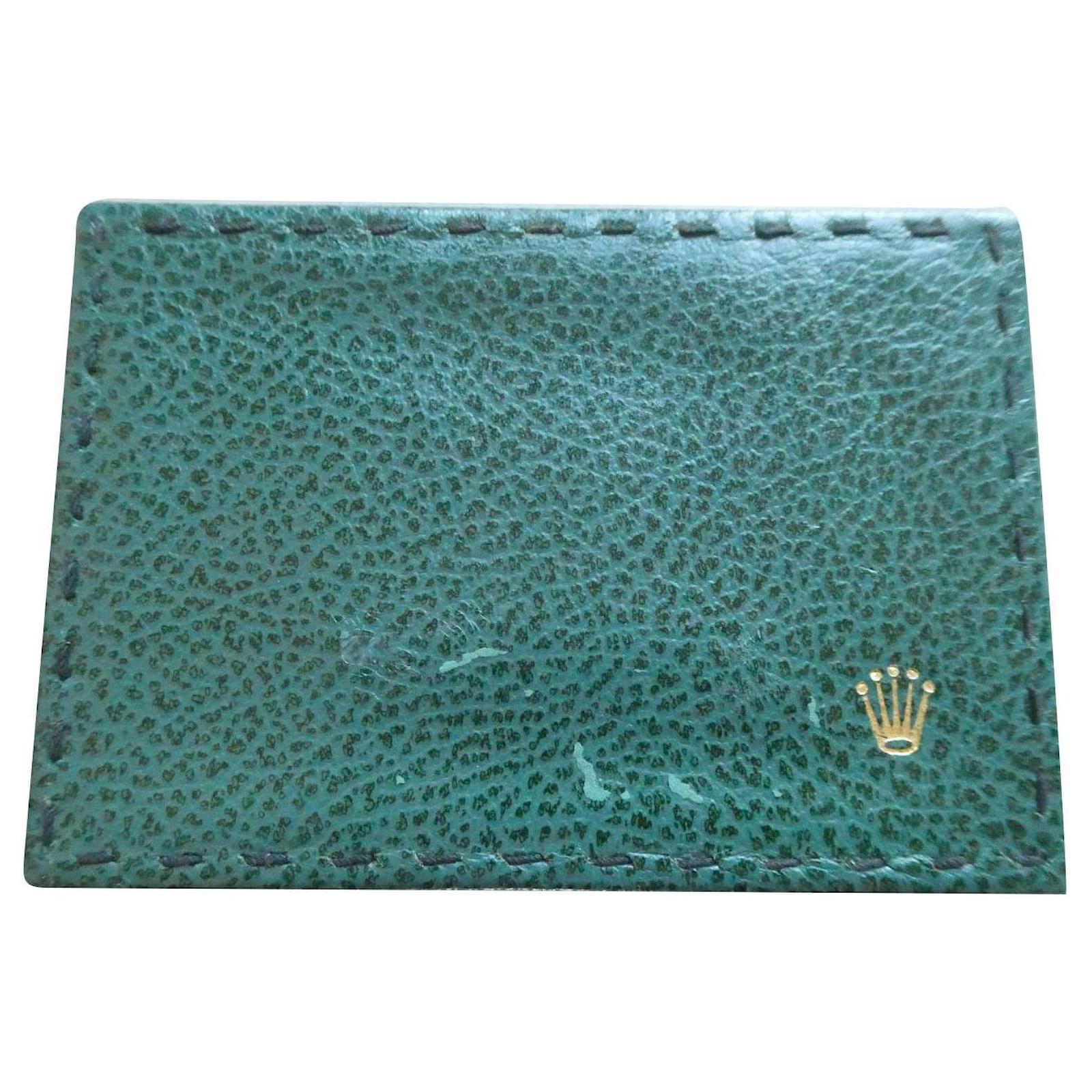 vintage rolex watch box Dark green Wood ref.656933 - Joli Closet