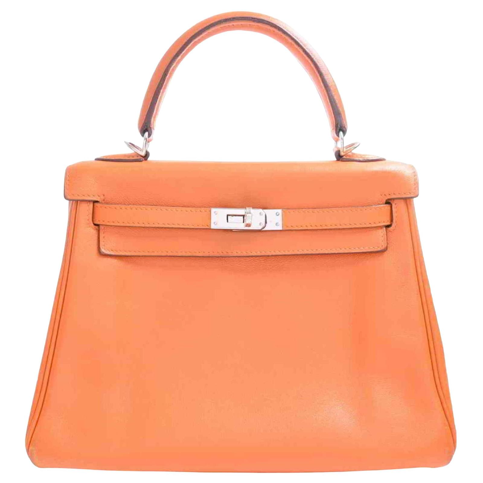 Hermès HERMES BIRKIN Orange Leather ref.657858 - Joli Closet