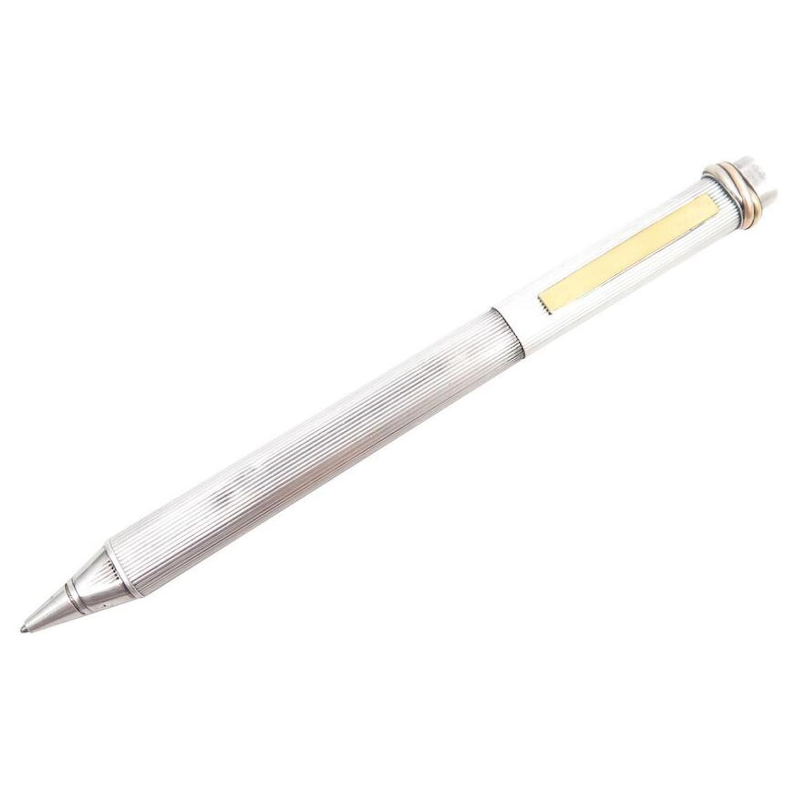 VINTAGE STERLING SILVER CARTIER TRINITY ROLLERBALL PEN 925 BALLPOINT ...