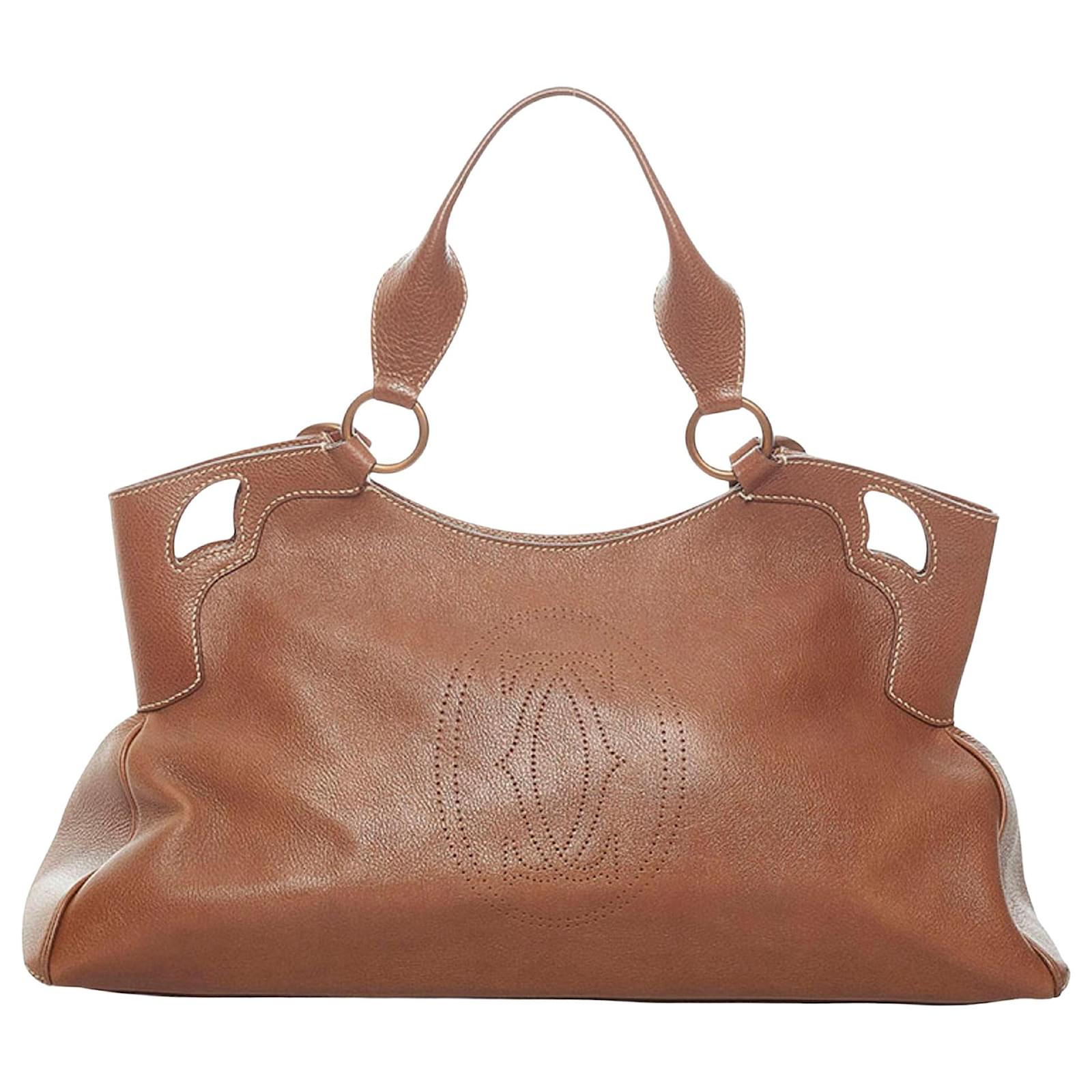 Cartier Marcello Brown Leather ref.658130 - Joli Closet