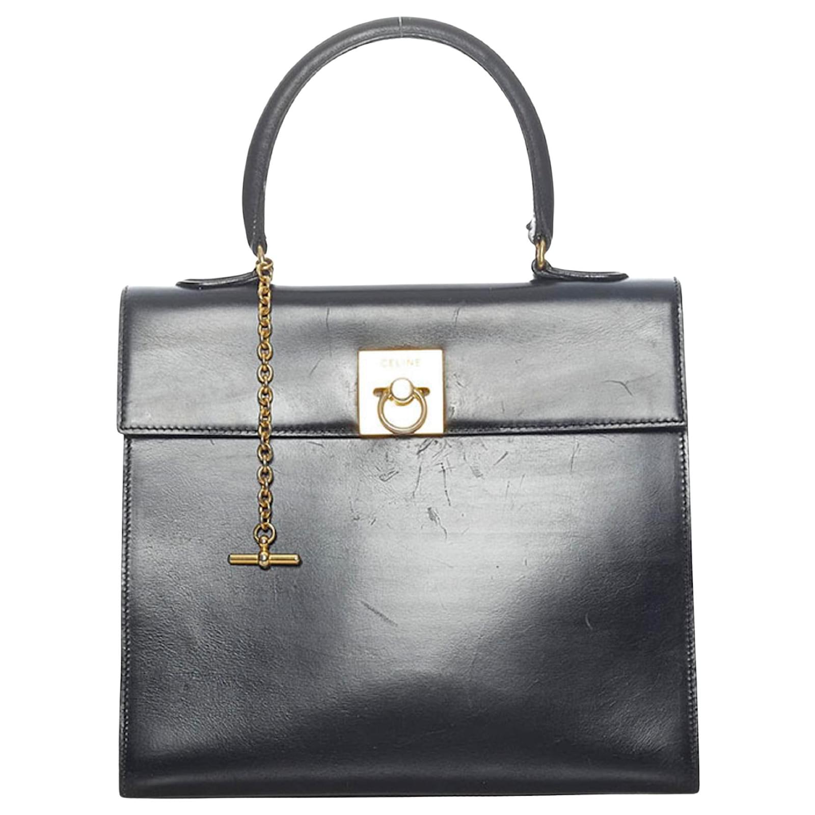 Céline Kelly Black Leather ref.658856 - Joli Closet