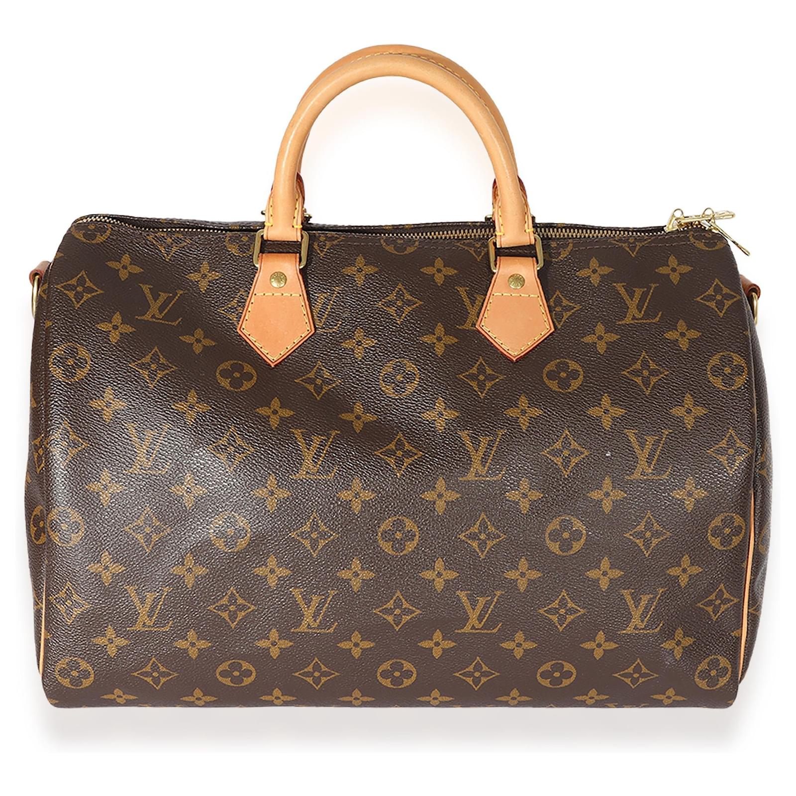 Louis Vuitton Monogram Canvas Speedy Bandouliere 35 Brown ref.659572 ...