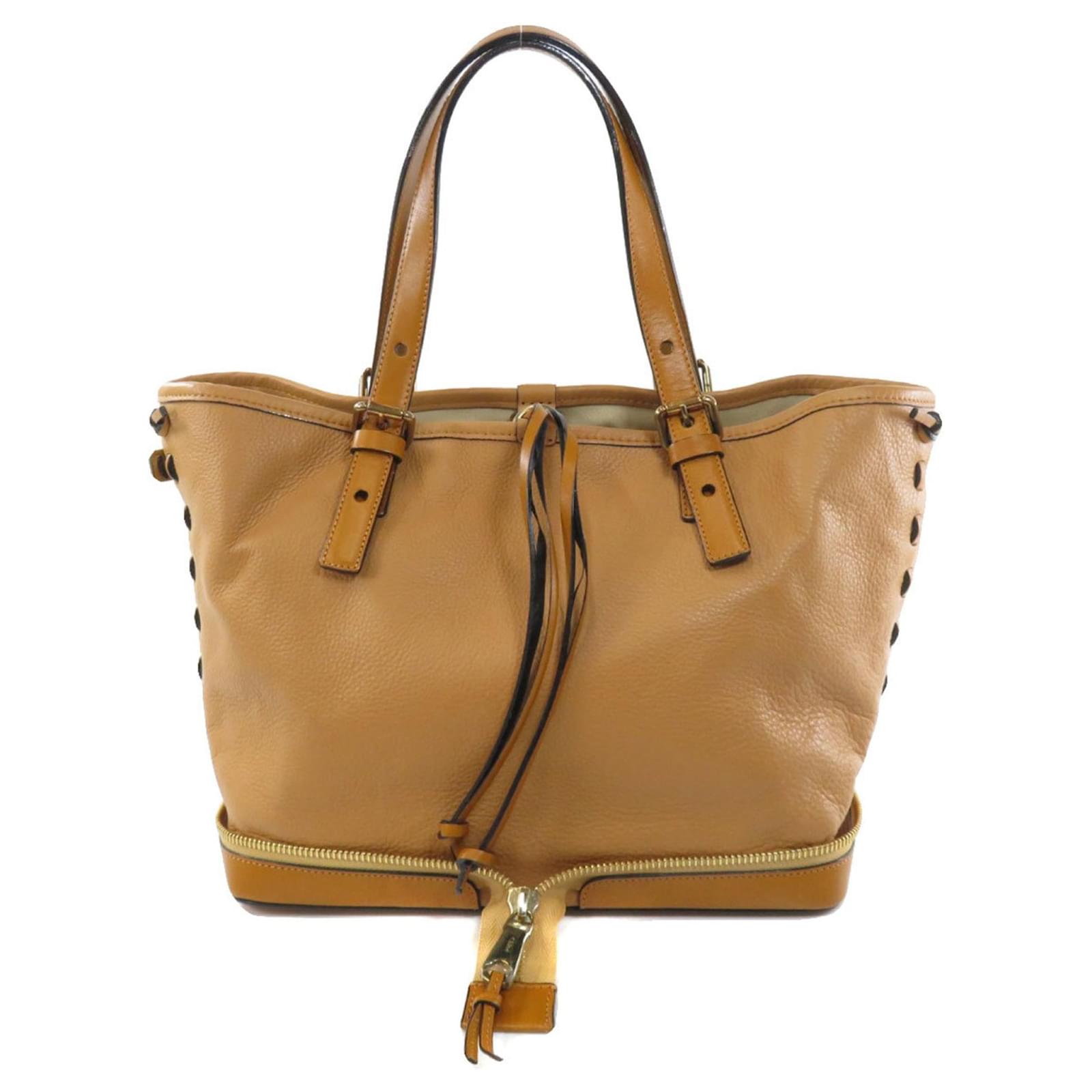 Chloé Zip design tote bag Leather ref.660013 - Joli Closet