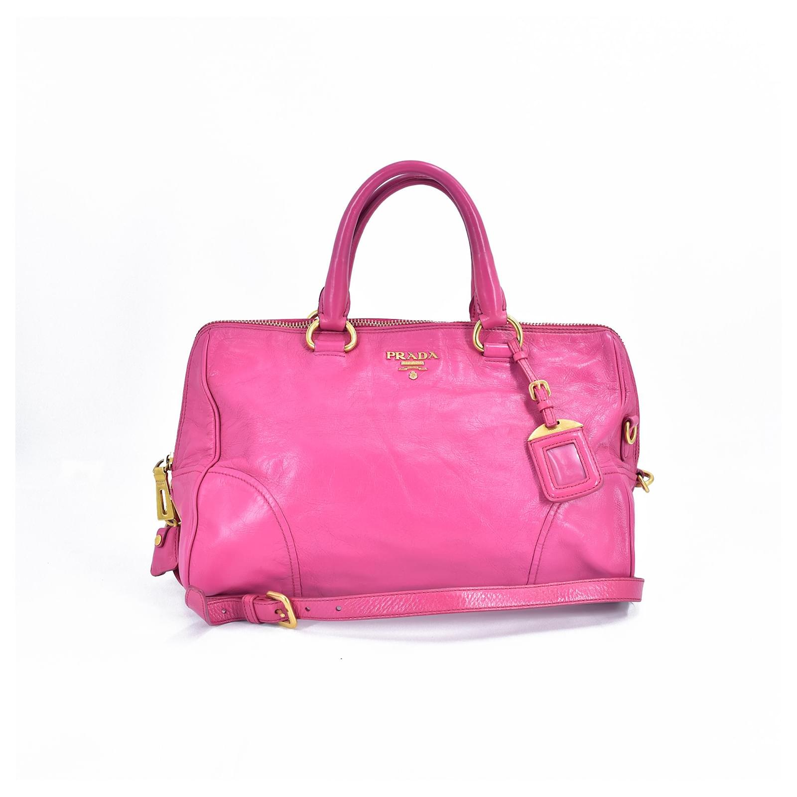 Prada Fuschia Leather ref.660269 - Joli Closet