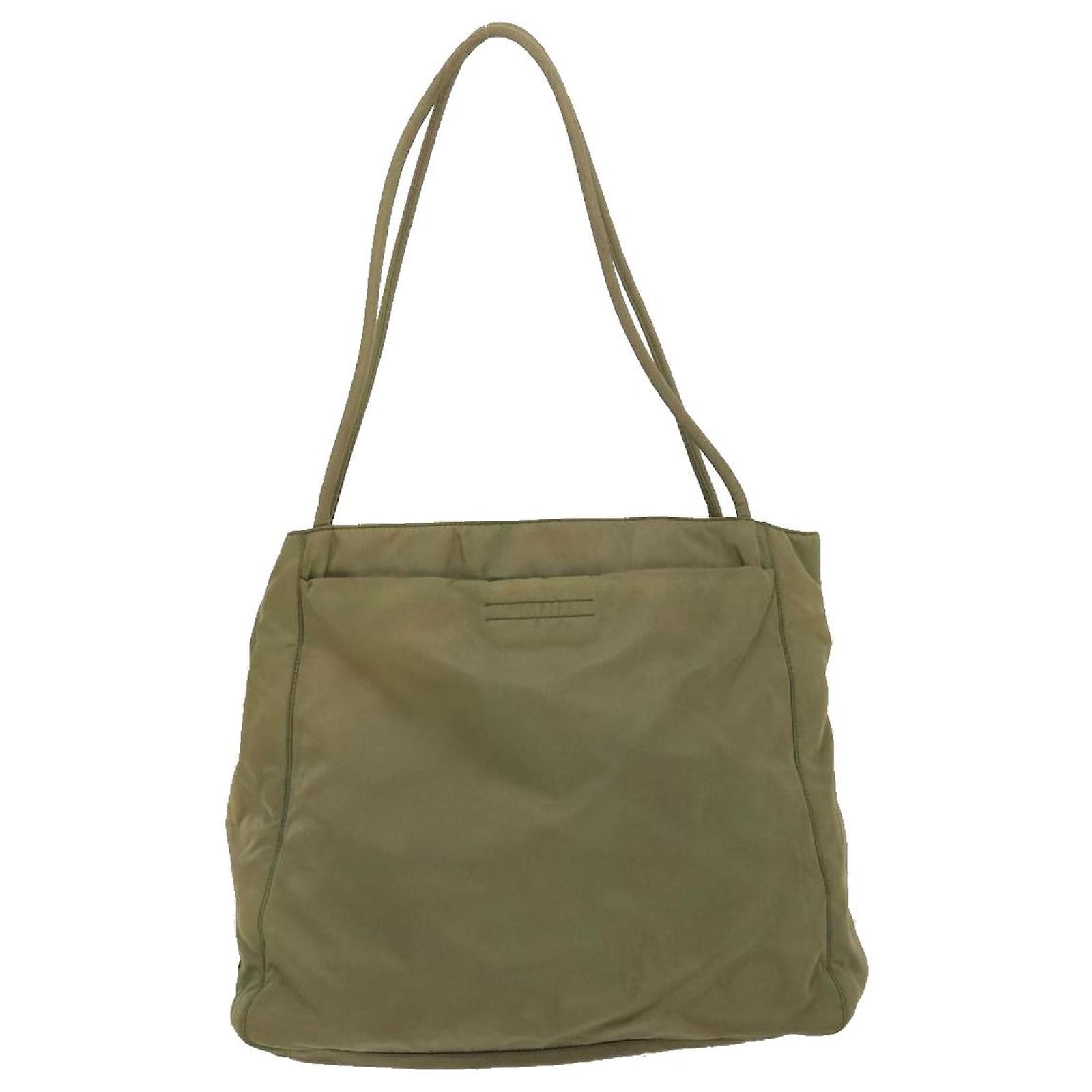 Prada Khaki Synthetic ref.660353 - Joli Closet
