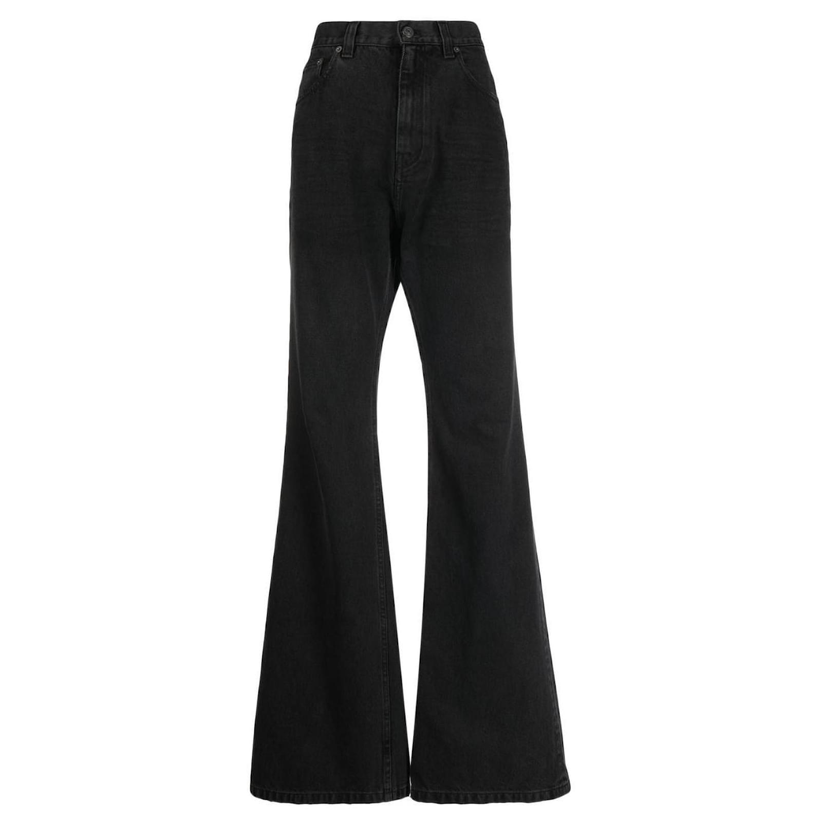 Balenciaga Jean à Coupe évasée Black Ref661091 Joli Closet