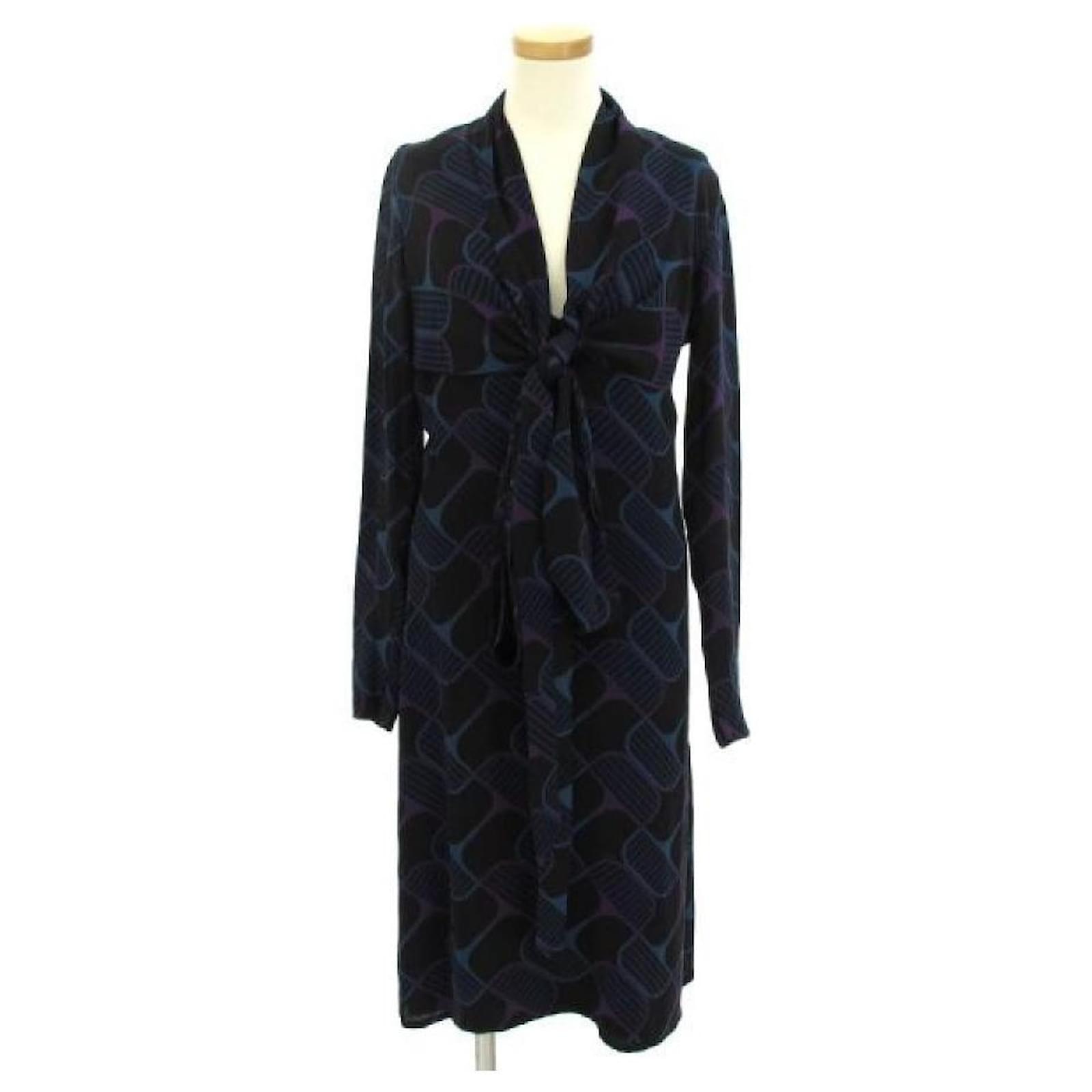 Gucci Robes Soie Noir ref.661153 - Joli Closet