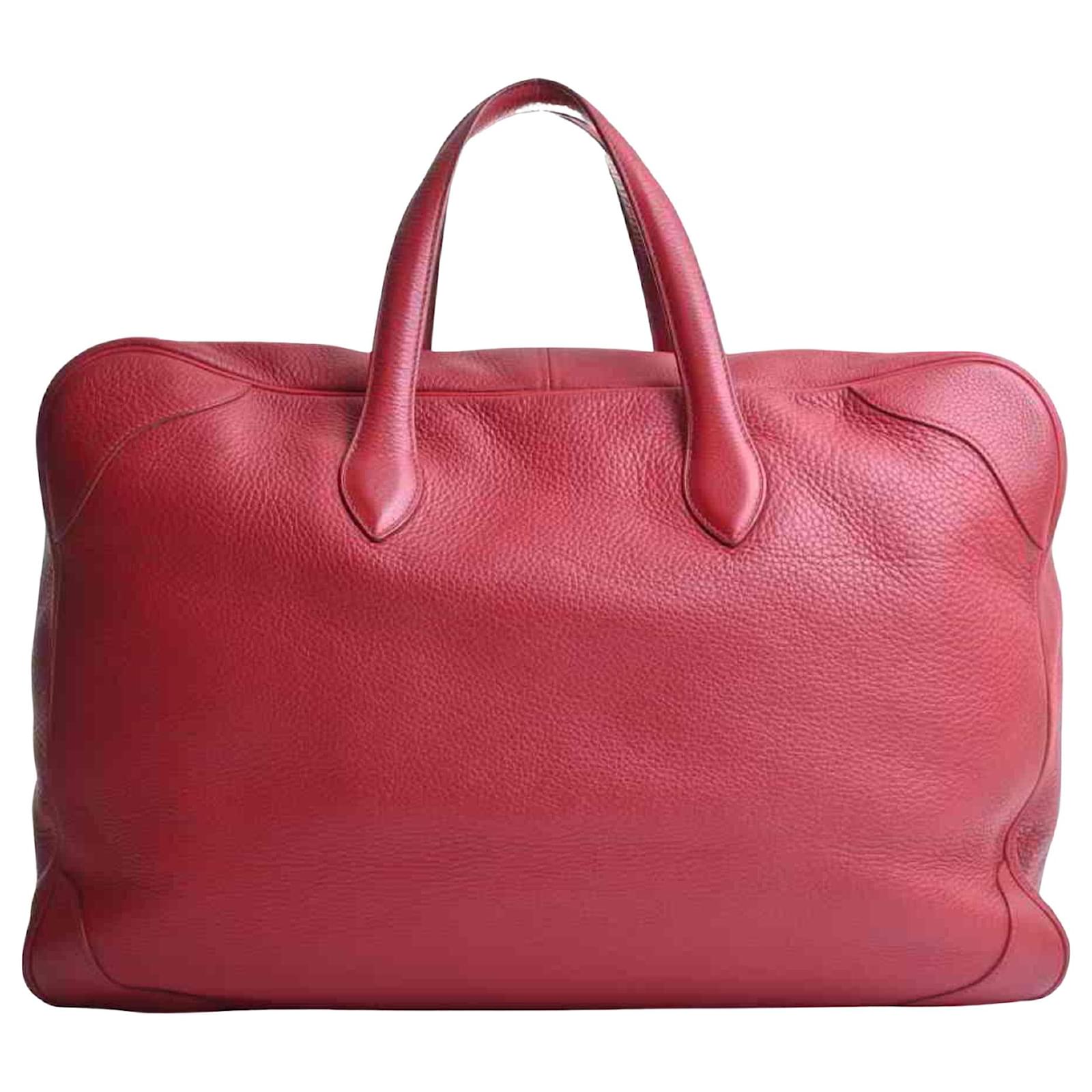 Hermès Victoria Red Leather ref.663391 - Joli Closet