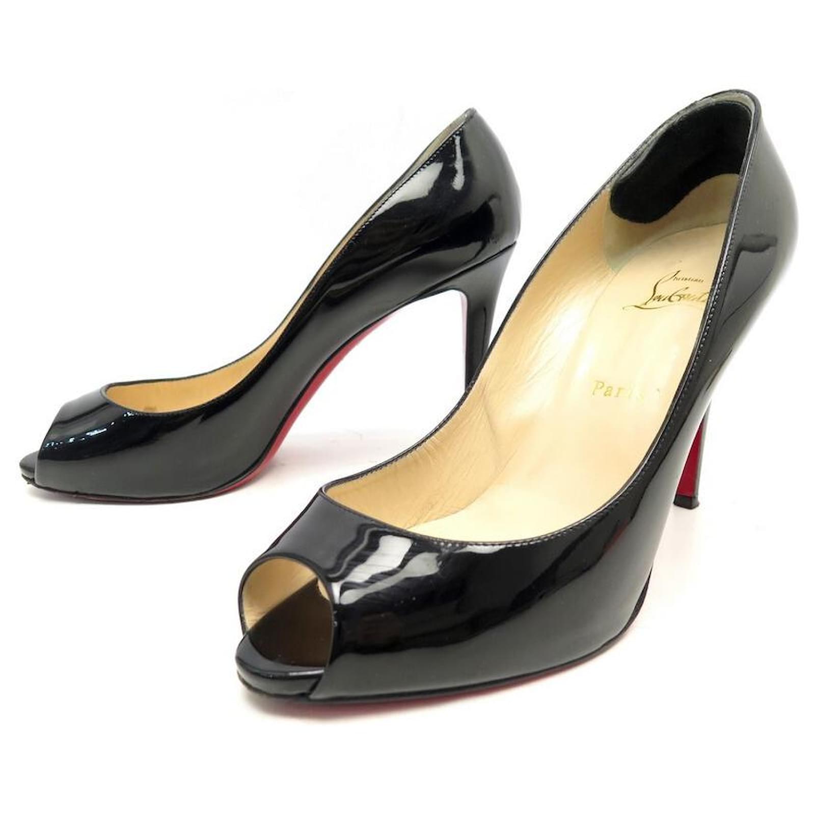 CHRISTIAN LOUBOUTIN LADY CLAUDE SHOES 1130565 40 PUMPS BOX SHOES Black ... CHRISTIAN LOUBOUTIN LADY CLAUDE SHOES 1130565 40 PUMPS BOX SHOES Black ...