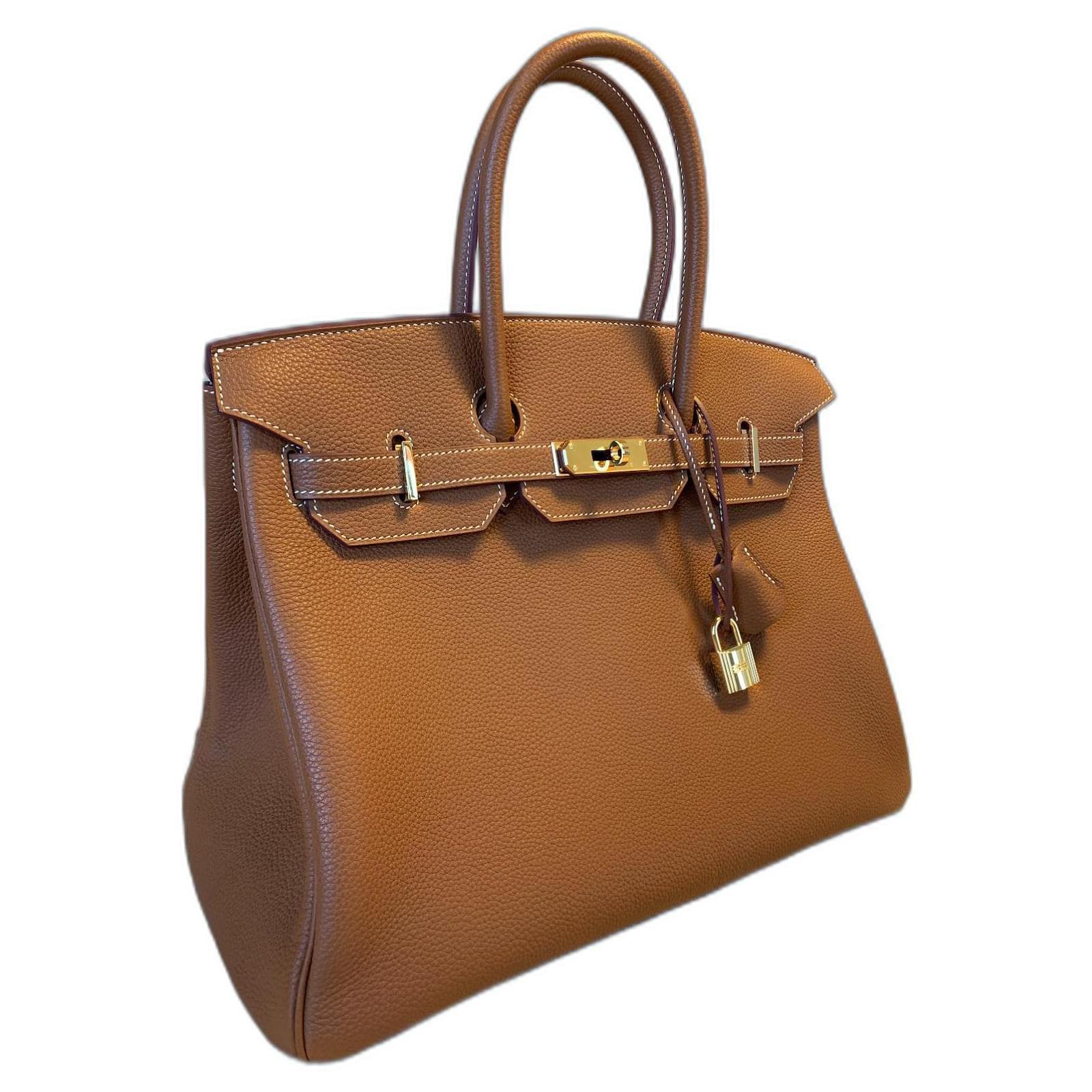 Hermès Birkin 35 Caramel Leather ref.664428 - Joli Closet