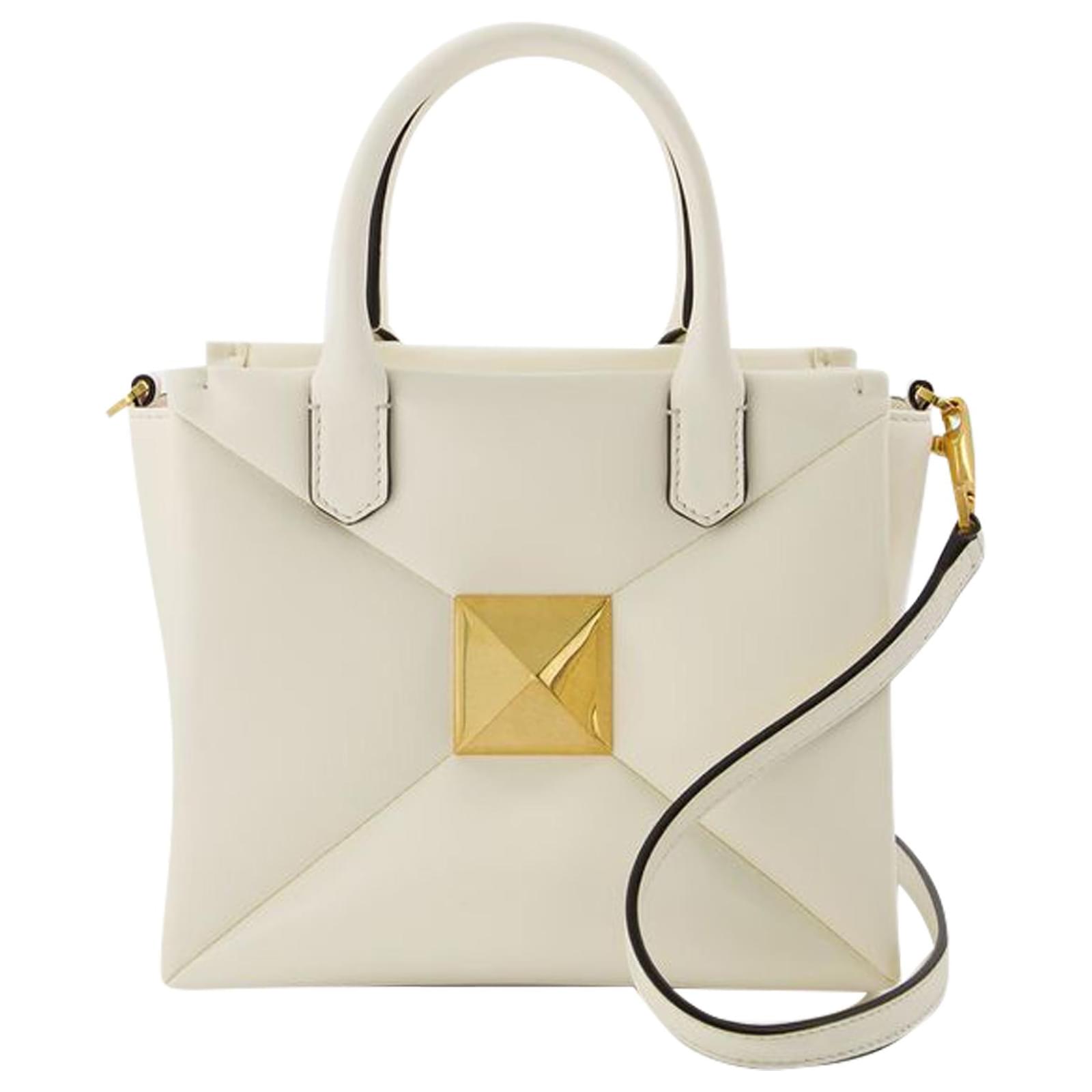 Valentino Garavani Small Double Handle Bag | One Stud | Nappa Dolce/A ...