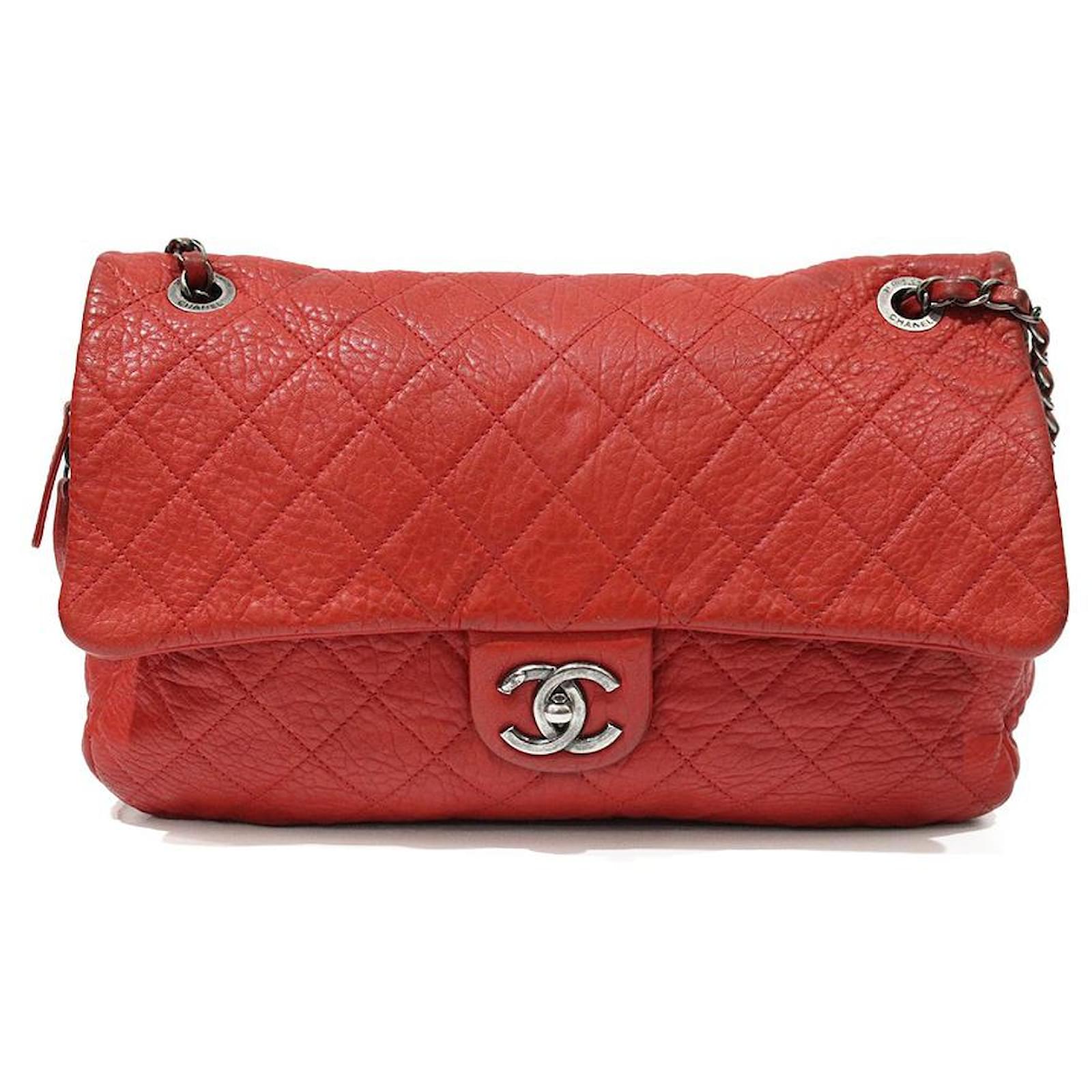Chanel Sacs à main Cuir Rouge ref.665460 - Joli Closet