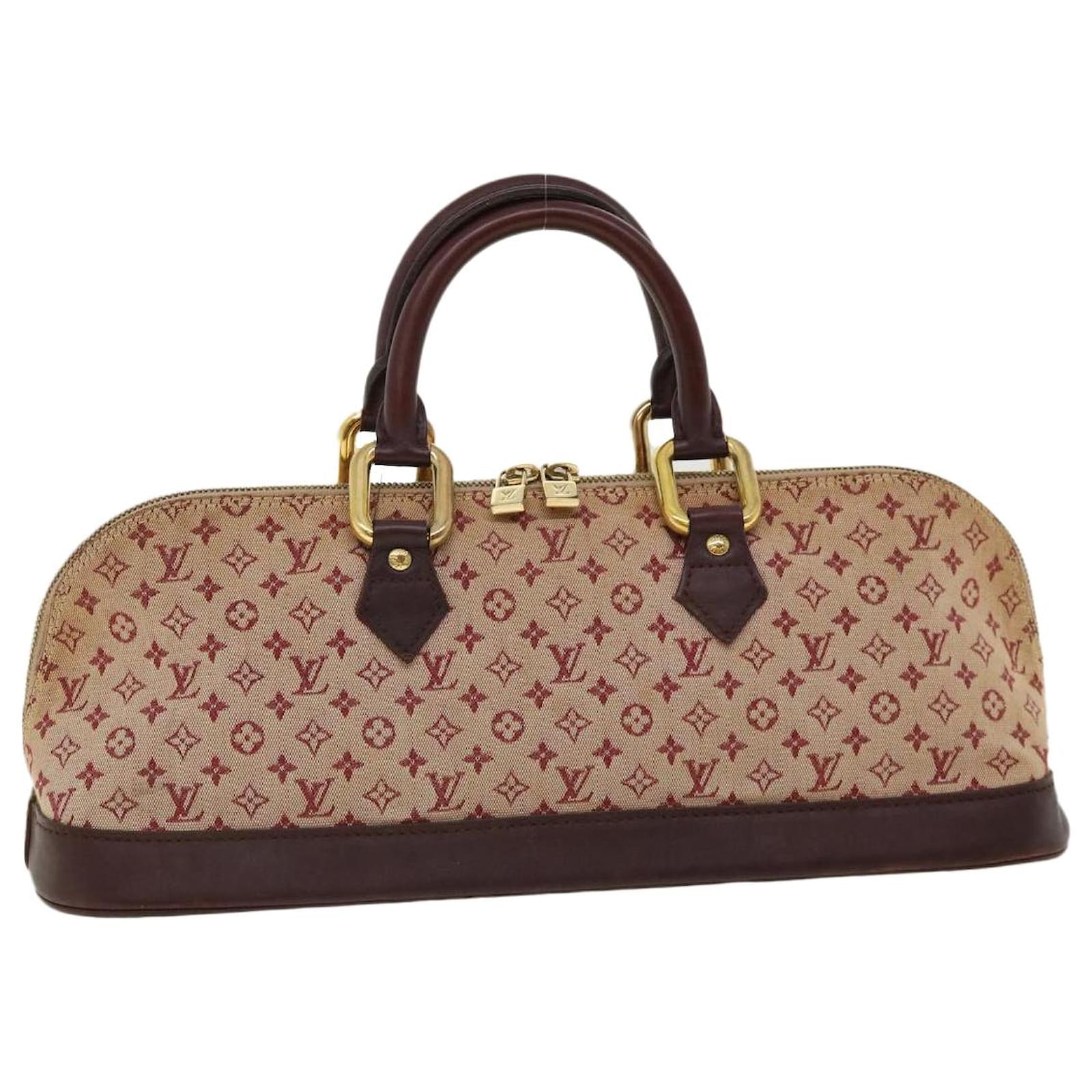 Louis Vuitton Alma long Red Cloth ref.666195 - Joli Closet