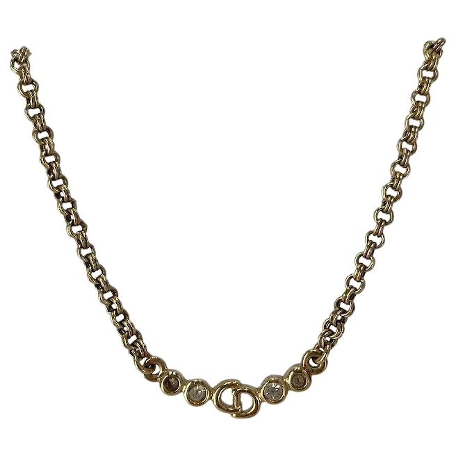 Collier Dior Métal Doré ref.668960 - Joli Closet