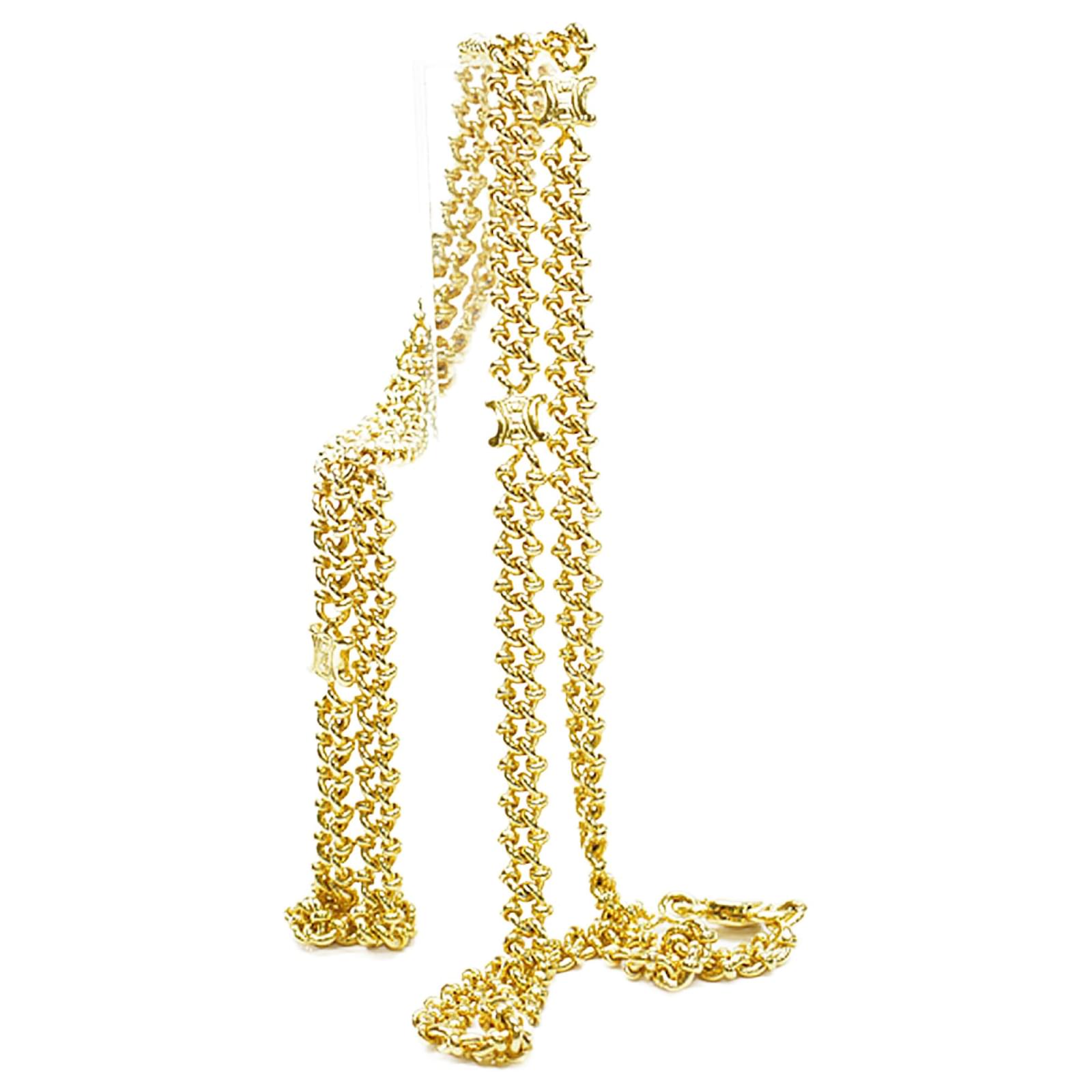 Céline Celine Golden Gold-plated ref.669062 - Joli Closet