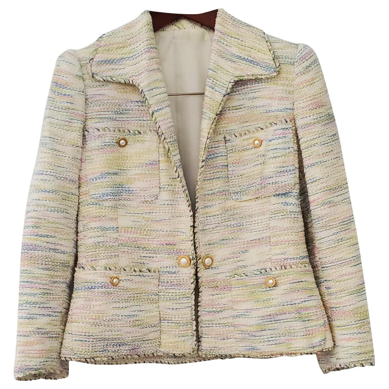Chanel Jackets Multiple colors Wool ref.670096 - Joli Closet