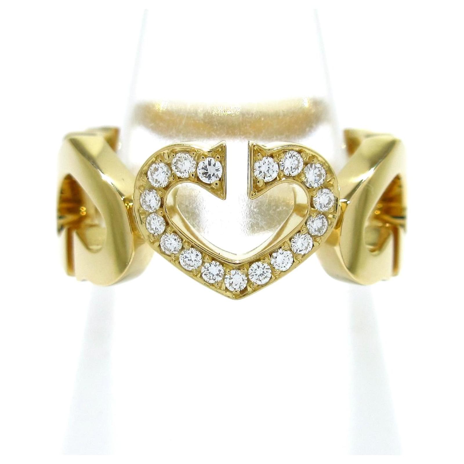 Cartier C Herz Golden Gelbes Gold ref.670333 - Joli Closet
