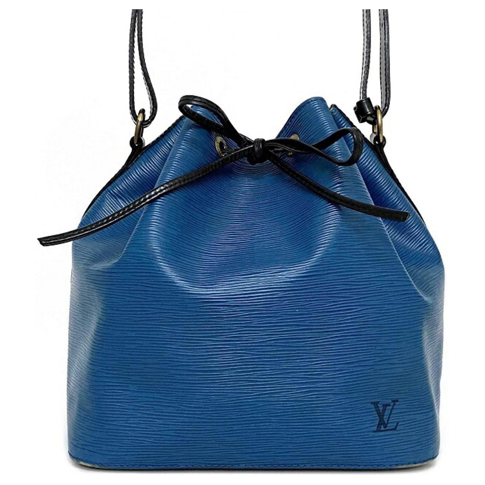 Noe Louis Vuitton Petit Noé Azul Cuero ref.670507 - Joli Closet