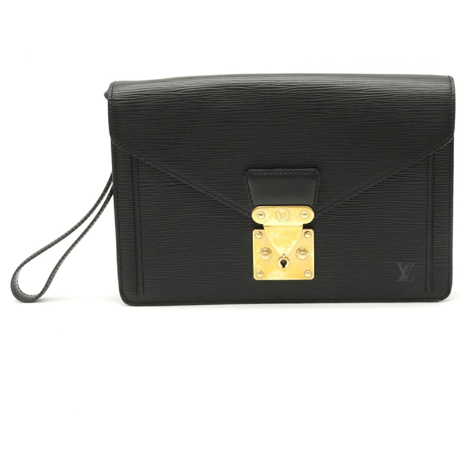 Louis Vuitton Sellier Drangonne Black Leather ref.670975 - Joli Closet