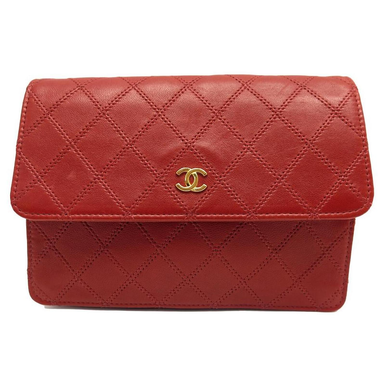 VINTAGE CHANEL ZEITLOSE KLEINE HANDTASCHE 17CM CLUTCH GESTEPPTE ...