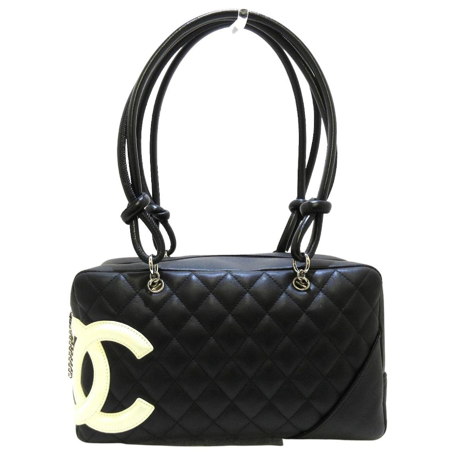 Chanel Bowling Black Leather ref.671931 - Joli Closet