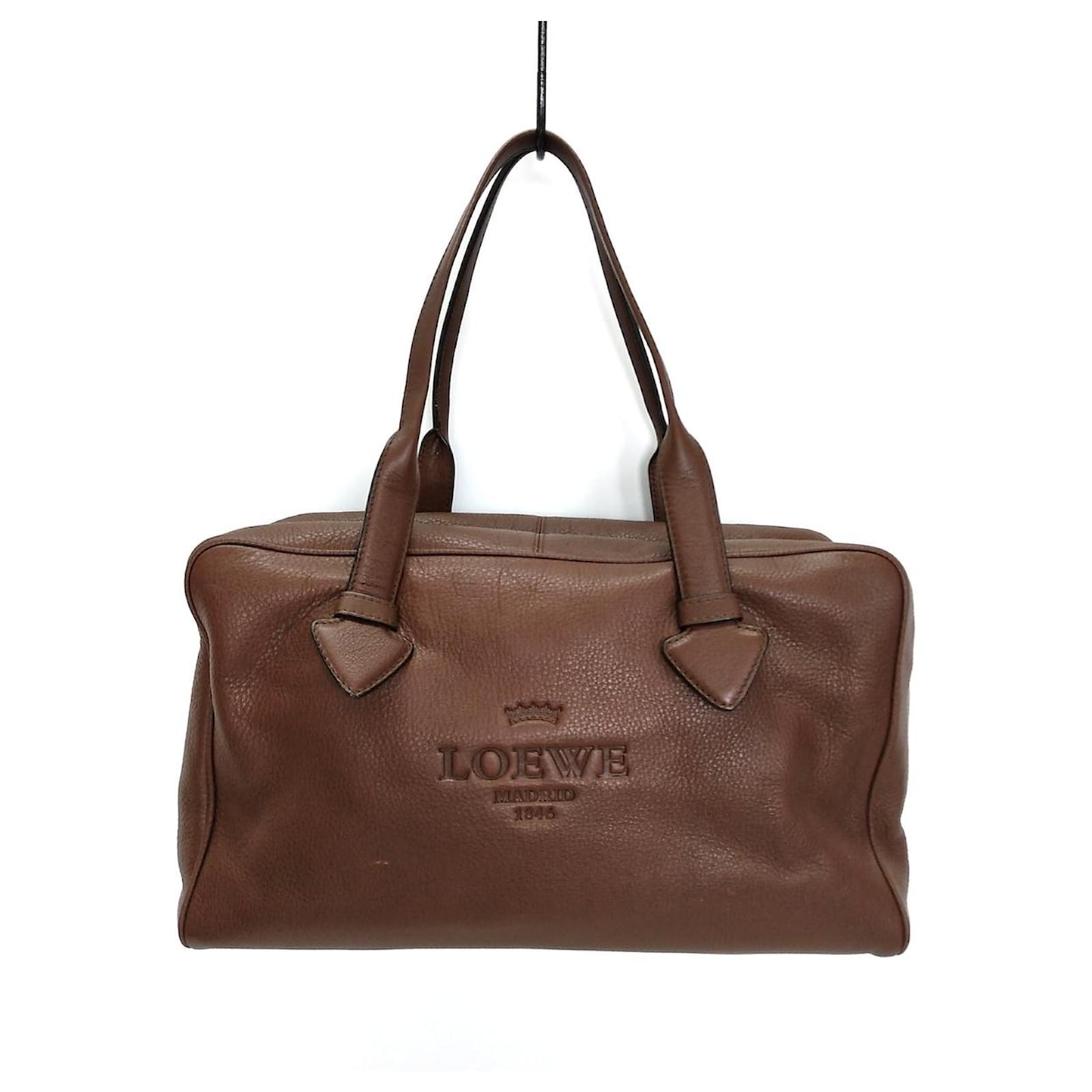 Loewe Heritage Brown Leather ref.672561 - Joli Closet