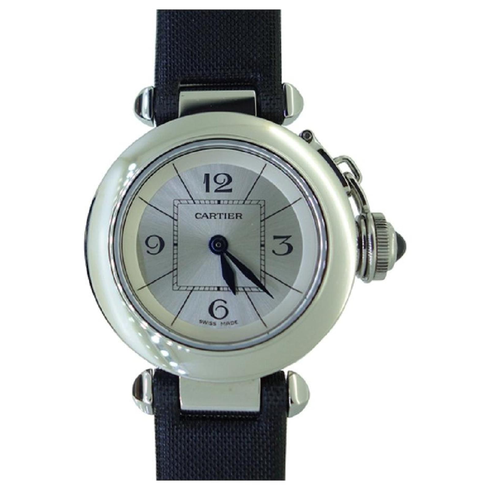 * Cartier Miss Pascha SS Ceinture en satin Quartz à piles Cadran ...