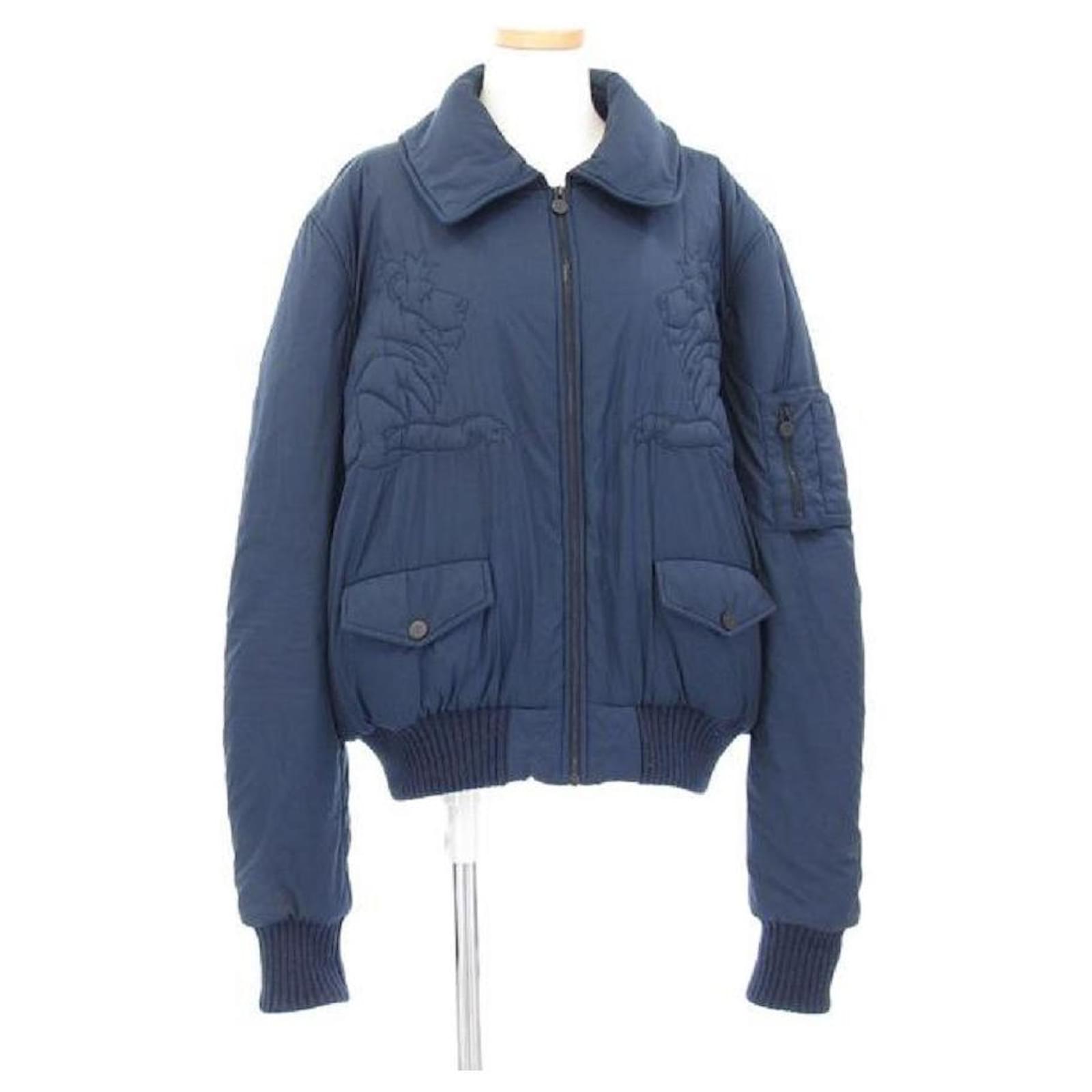 Chanel Batting Blouson Blue Synthetic ref.673167 - Joli Closet