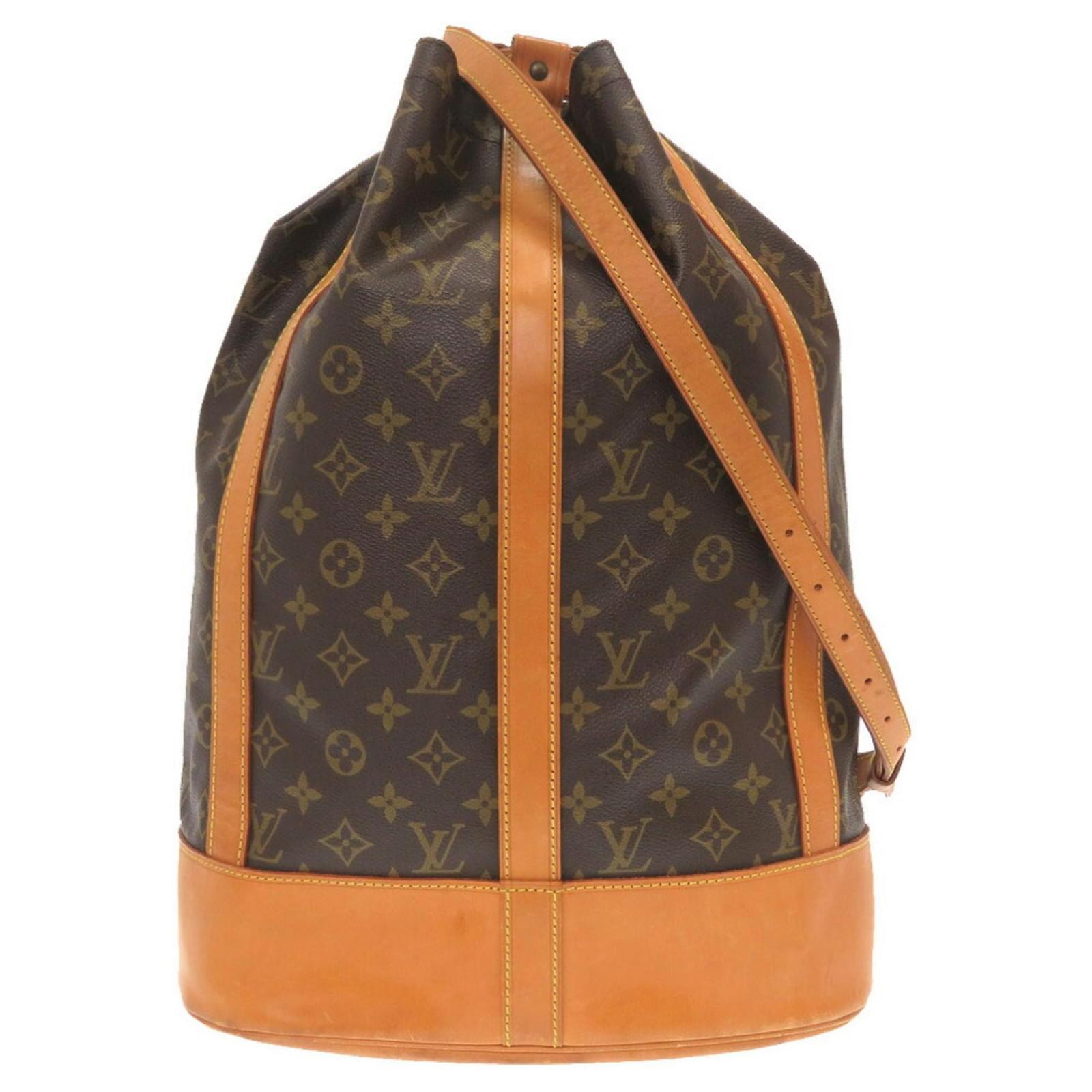 Louis Vuitton Randonnée Castaño Lienzo ref.673395 - Joli Closet