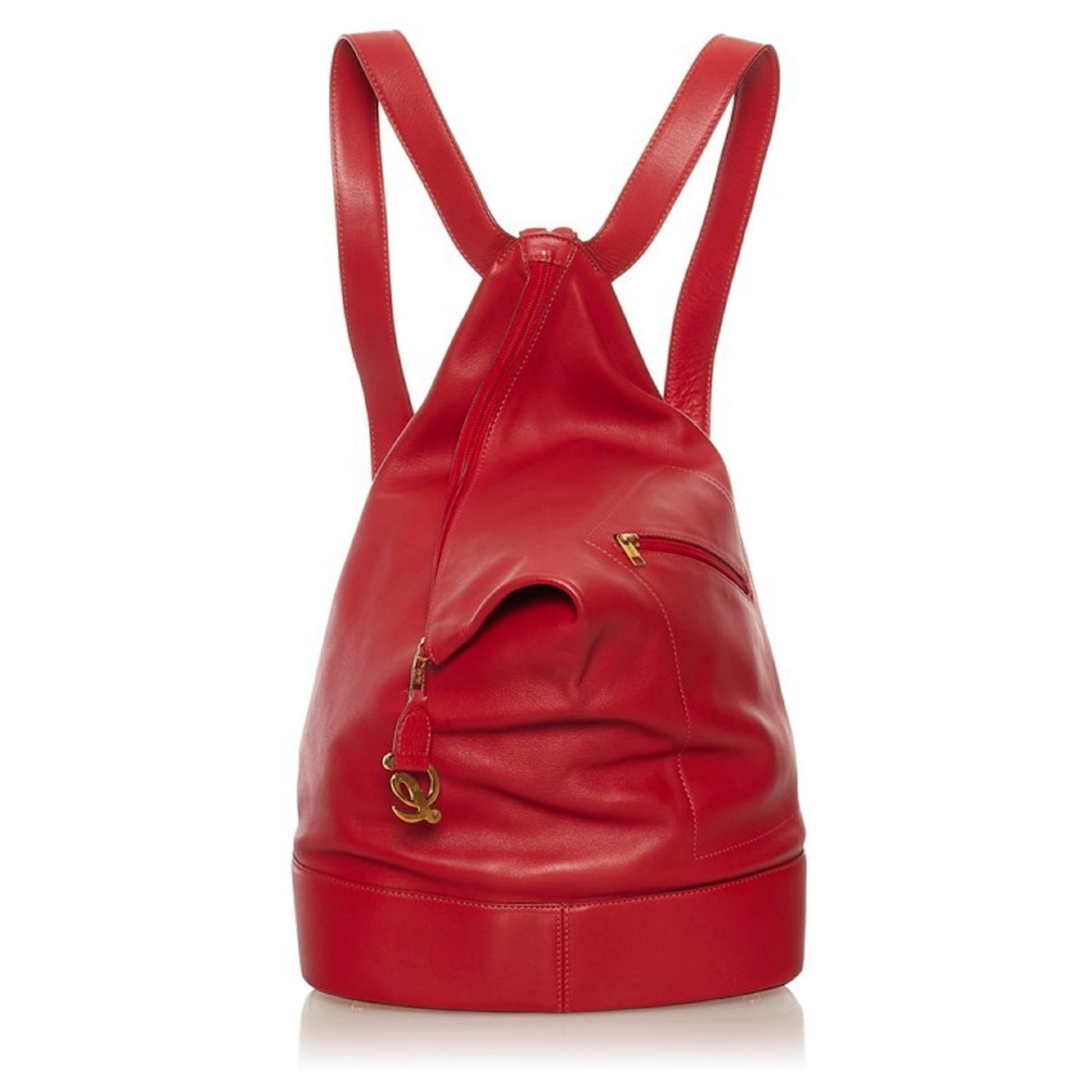 Loewe Anton Red Leather ref.673651 - Joli Closet