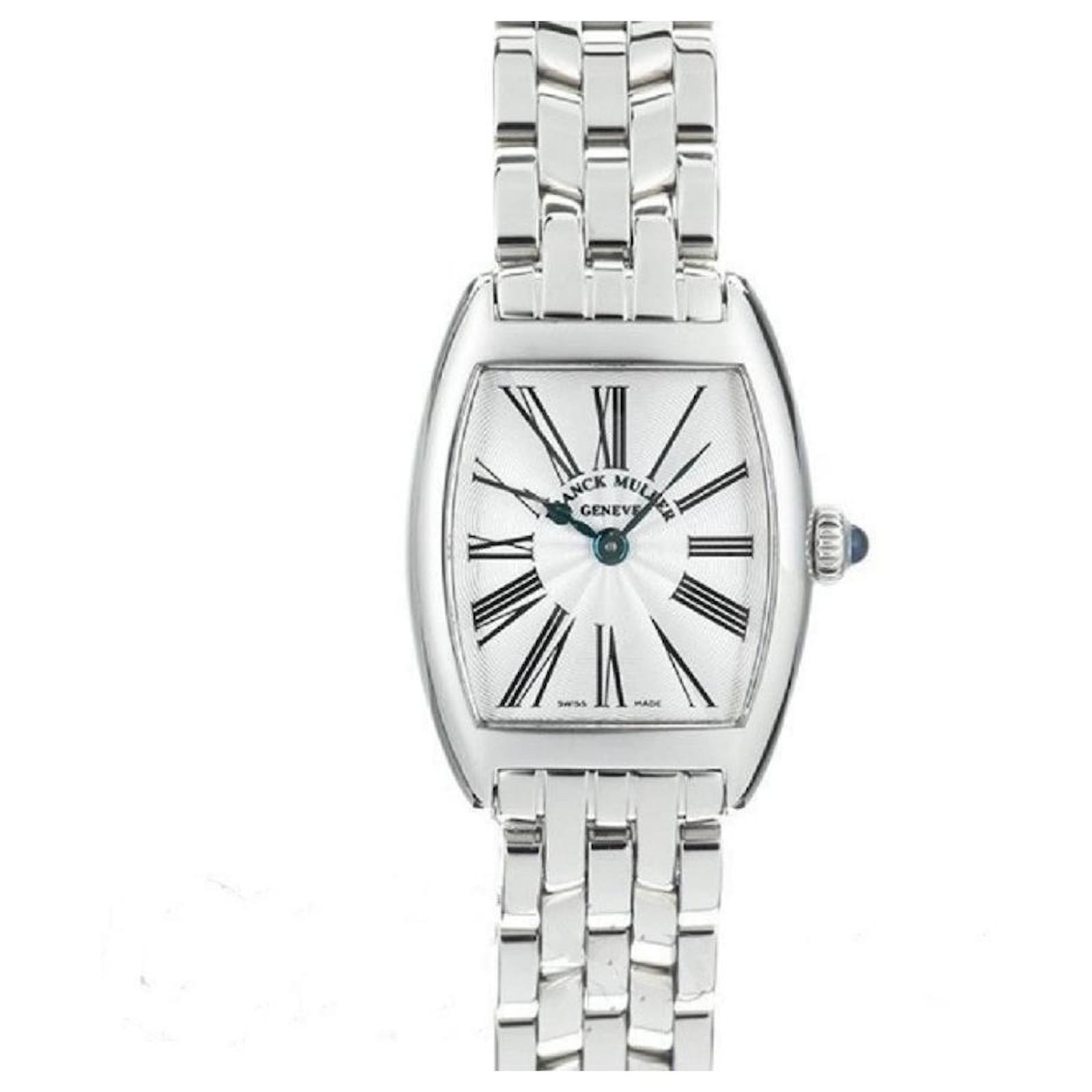 *Montre Franck Muller Tonneau Curvex Intermidier Silver Roman Index ... *Montre Franck Muller Tonneau Curvex Intermidier Silver Roman Index ...