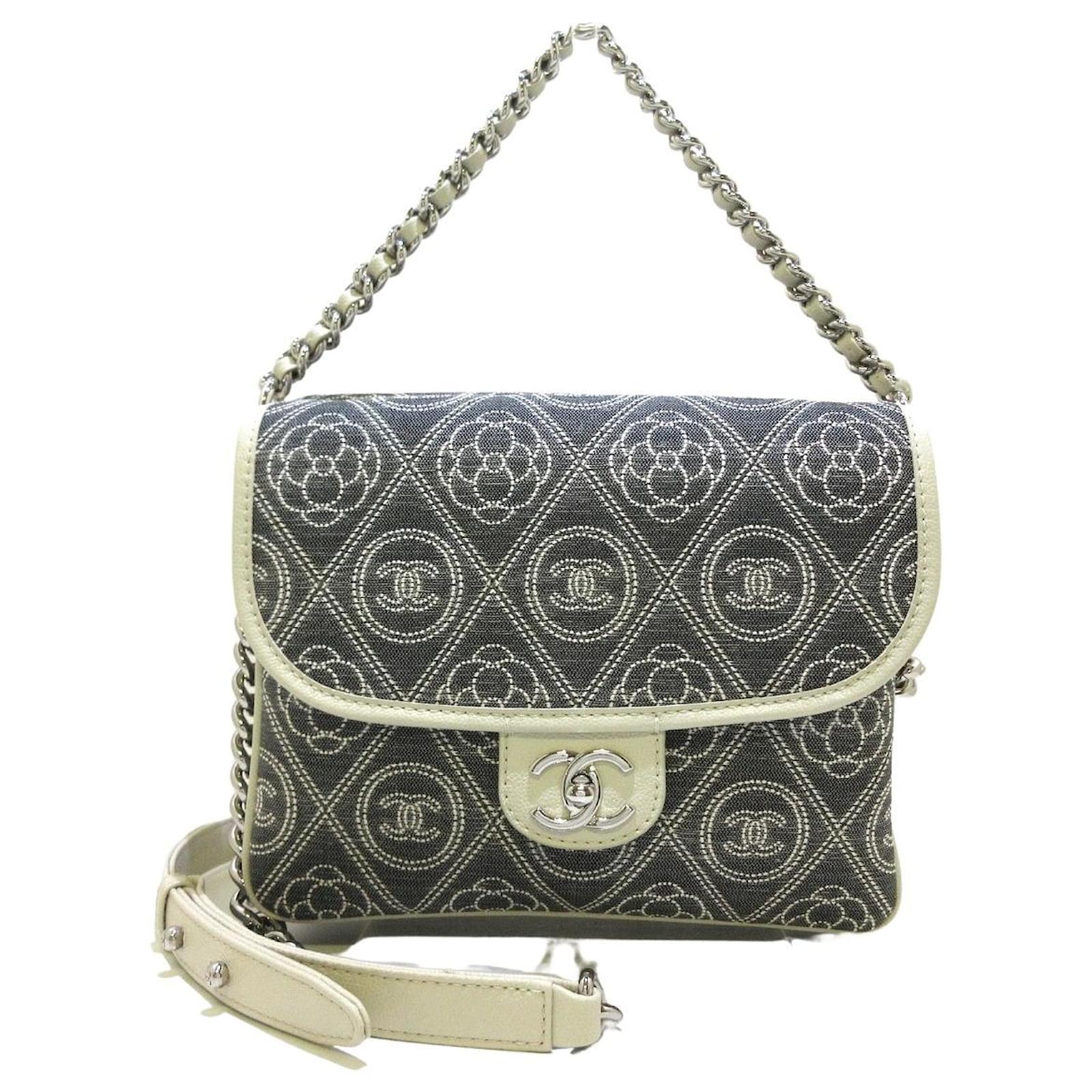 Chanel Camellia Blue Cloth ref.674738 - Joli Closet