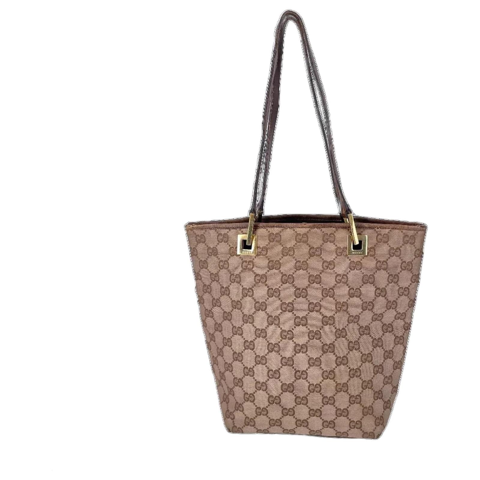 Cabas en toile marron Gucci ref.674960 - Joli Closet