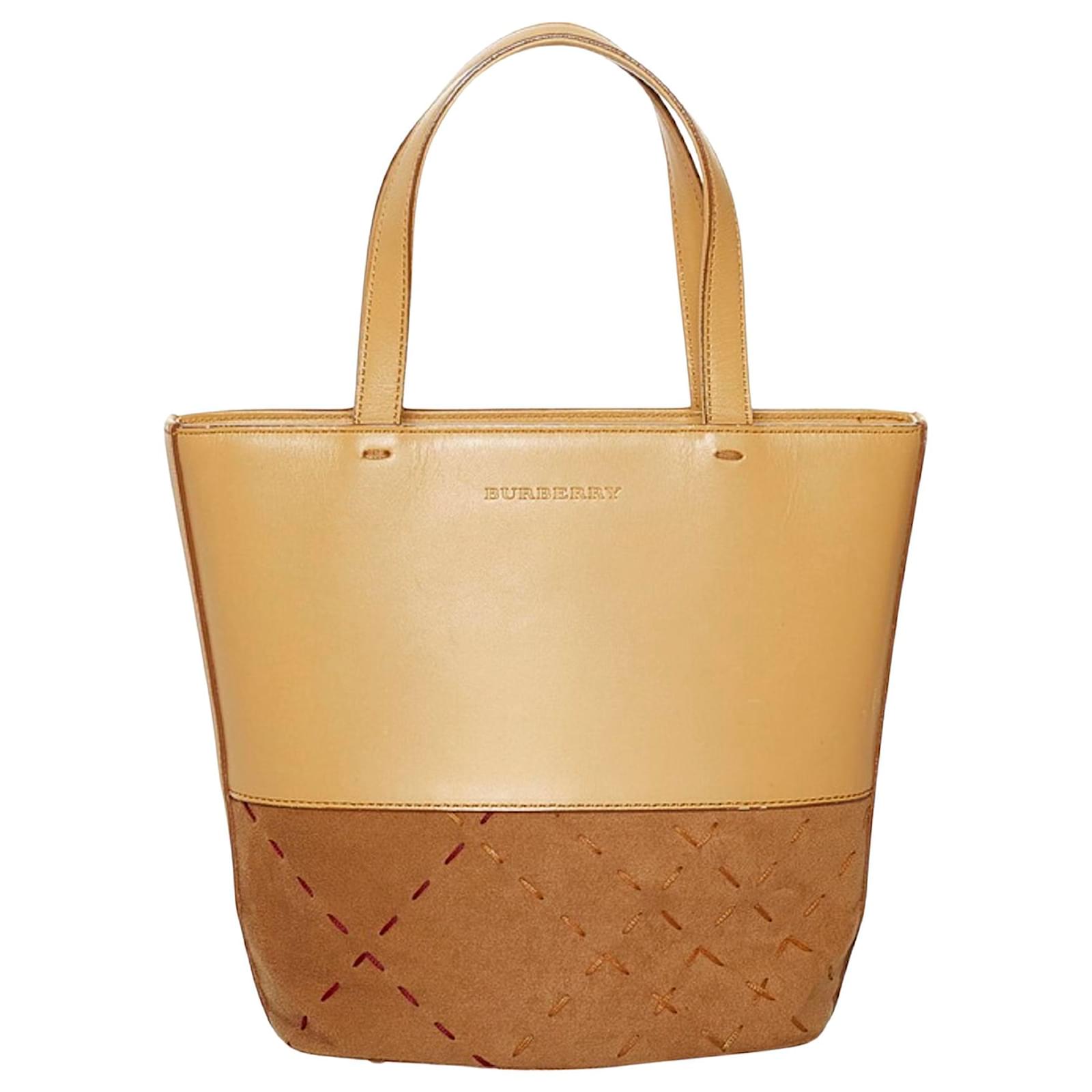 BURBERRY Beige Leder ref.674992 - Joli Closet