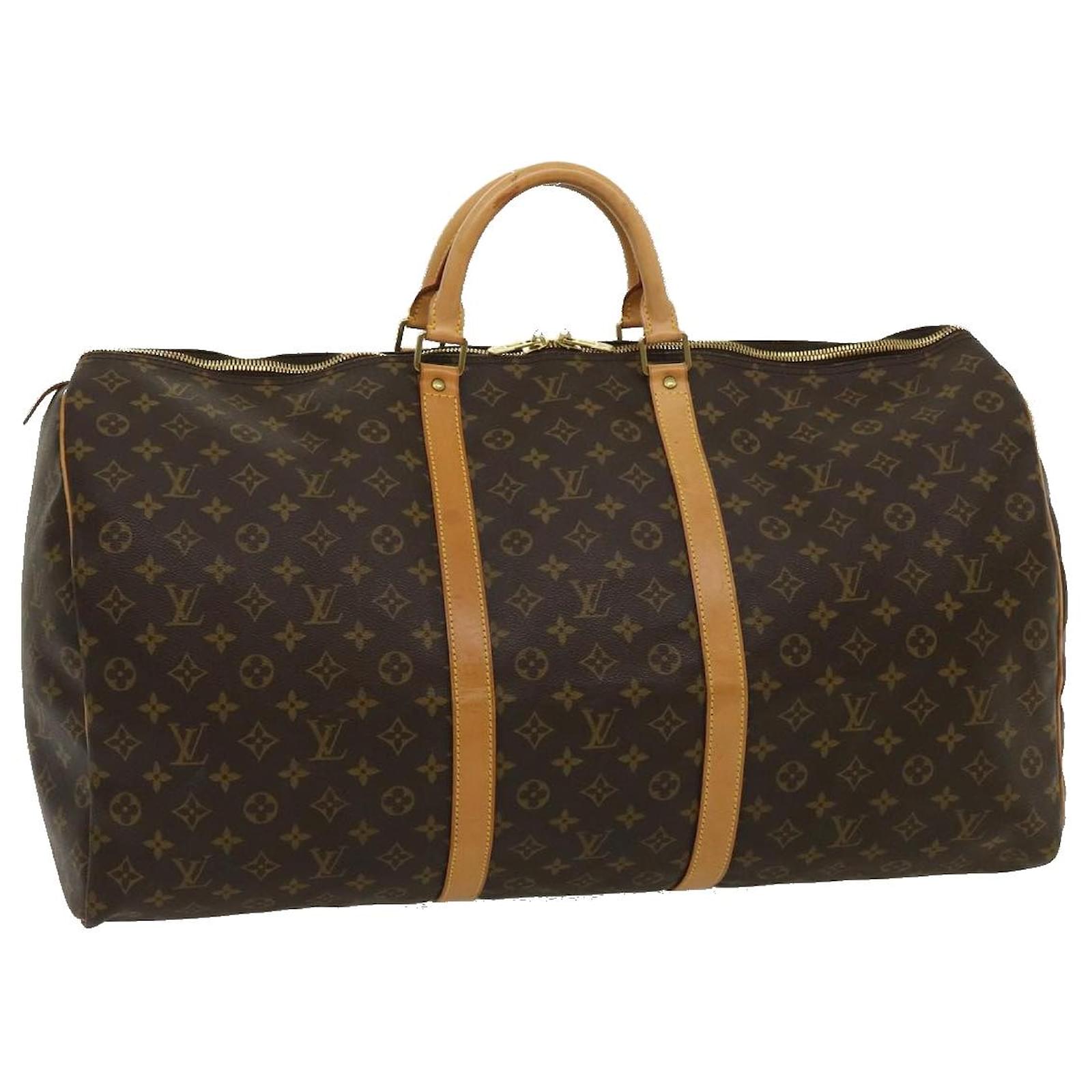 Louis Vuitton Keepall 60 Toile Marron ref.676767 - Joli Closet